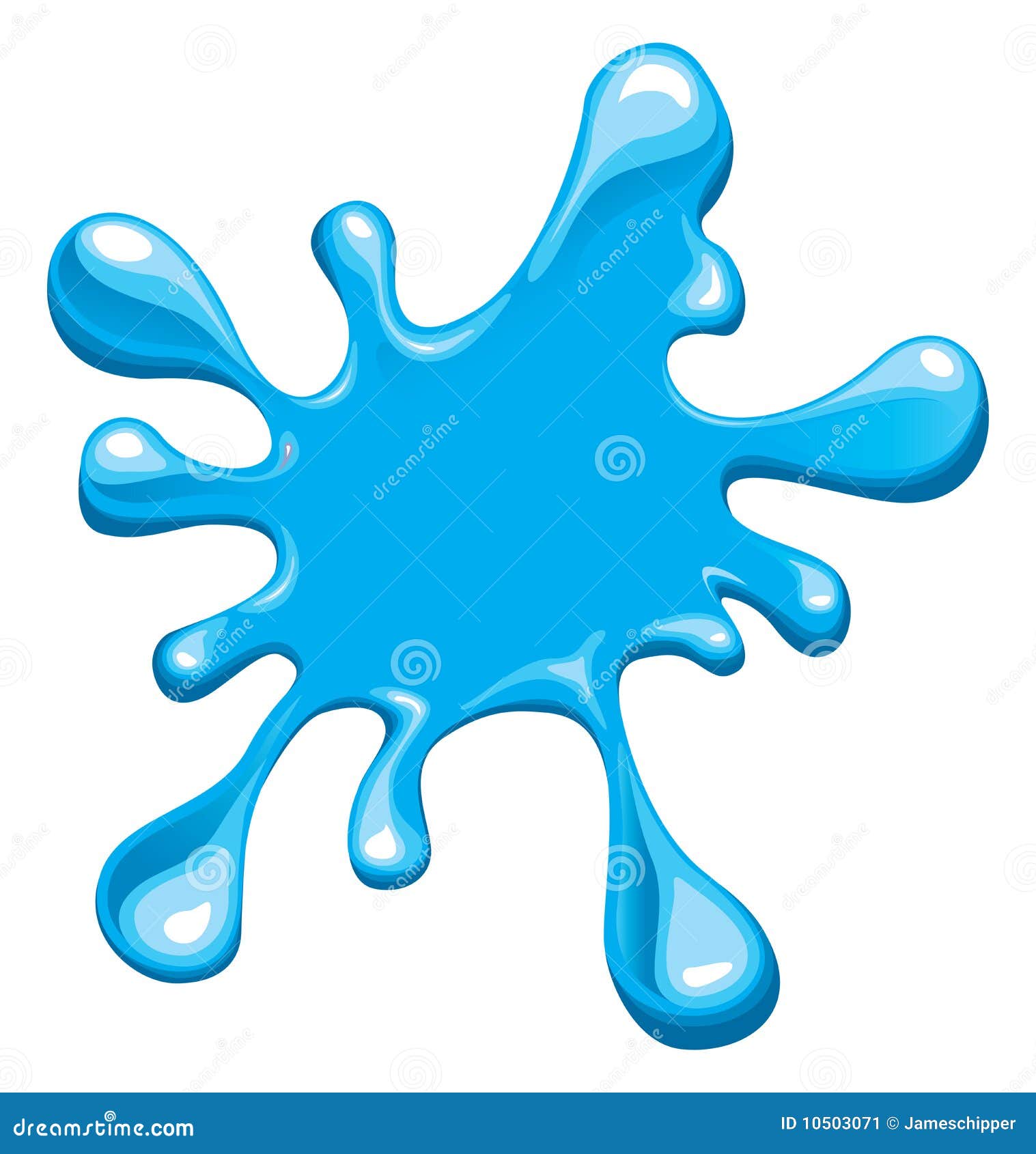 Splash Cartoon Vector | CartoonDealer.com #2934307