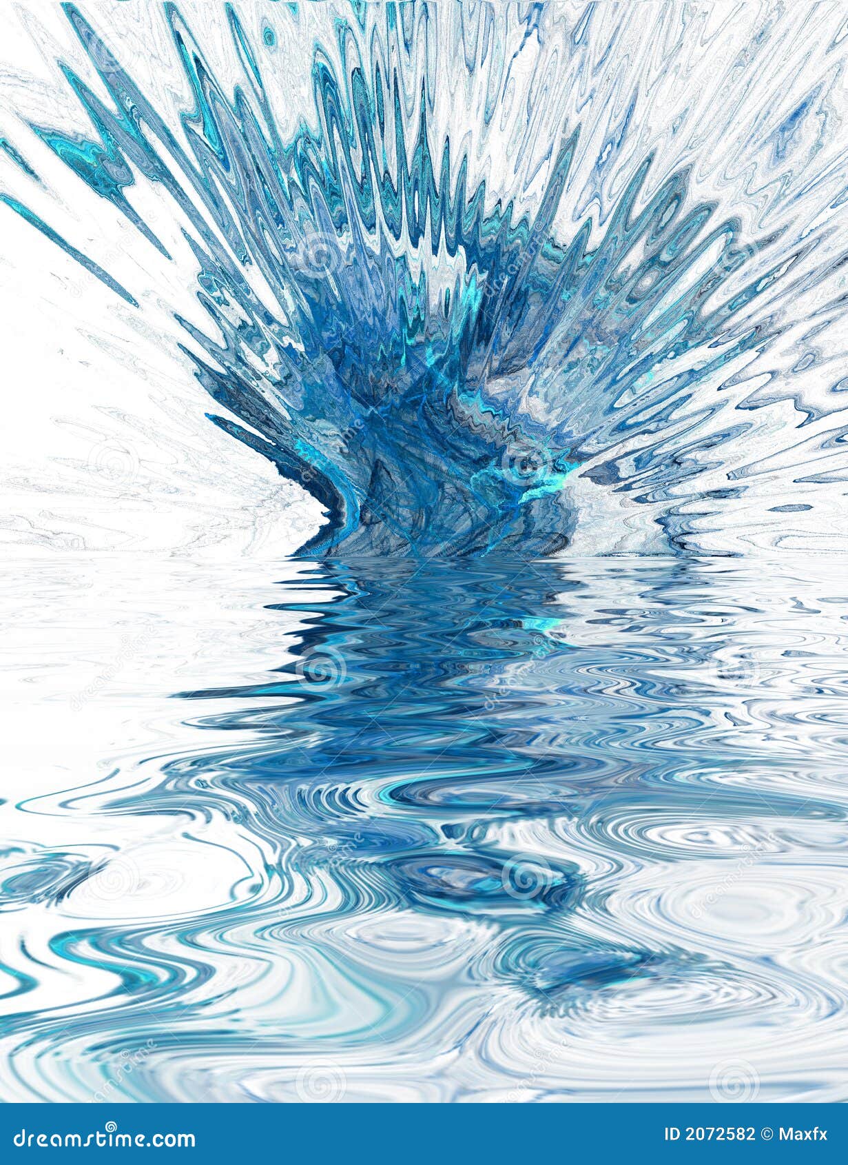 Blue splash stock illustration. Illustration of dynamic - 2072582