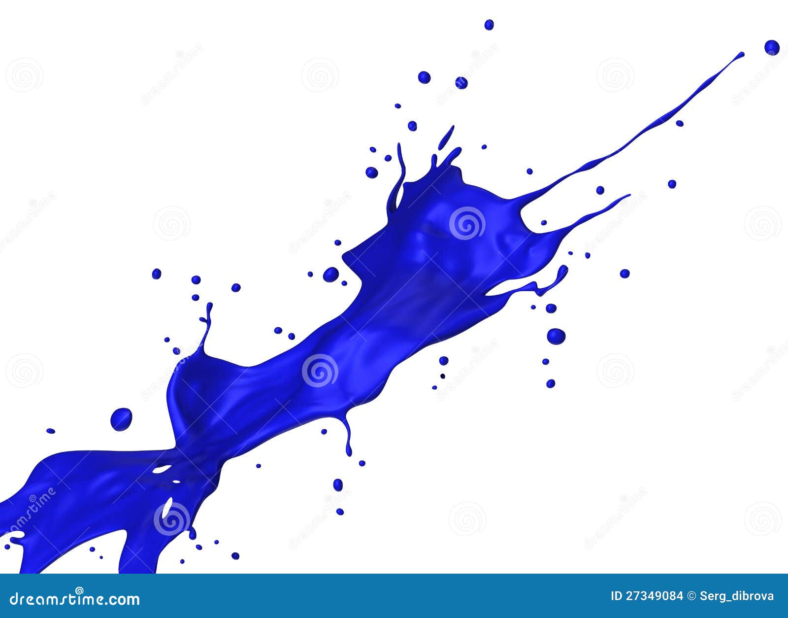 Blue splash stock illustration. Illustration of abstract - 27349084