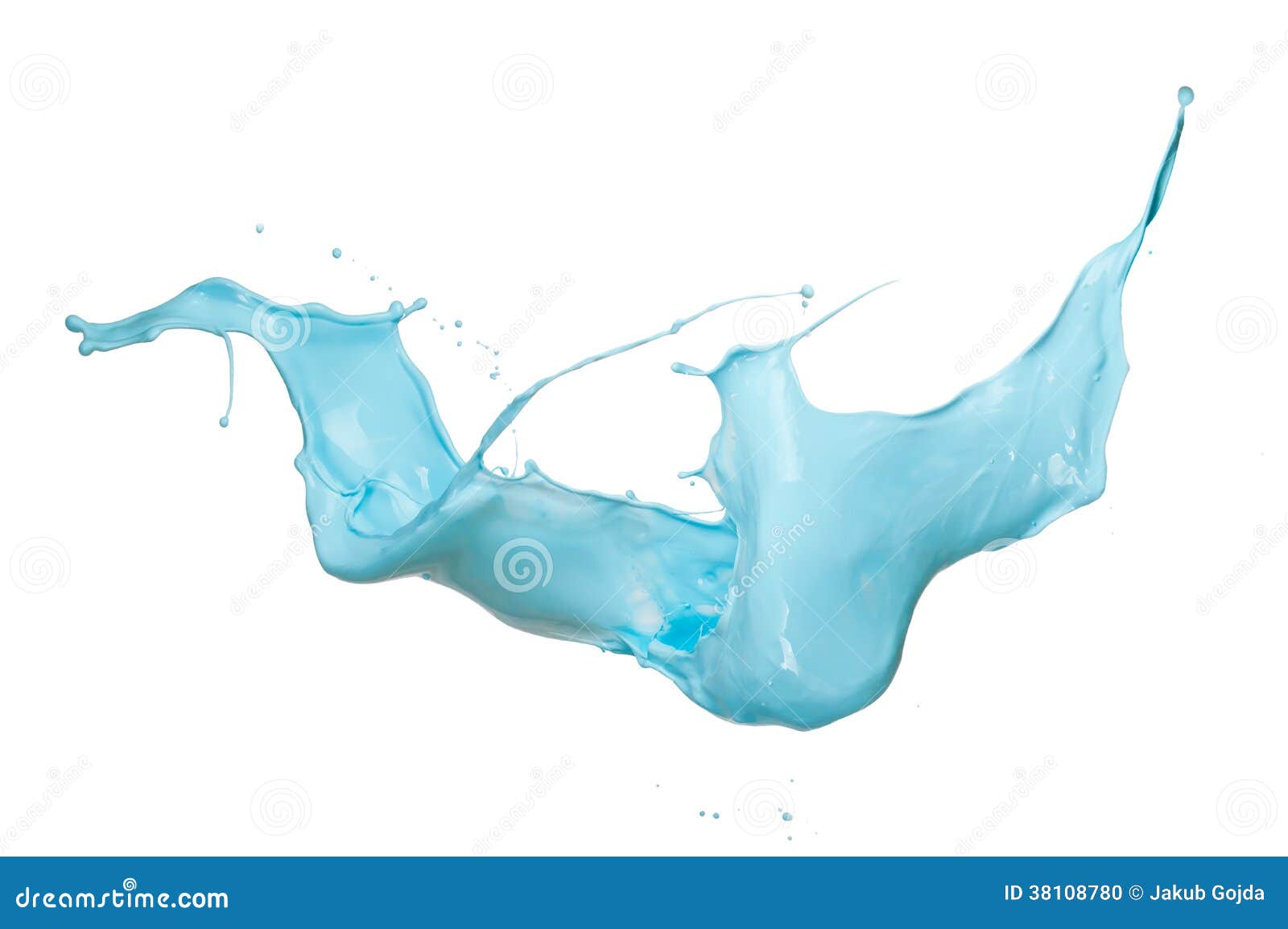 Blue splash stock photo. Image of splashing, abstract - 38108780