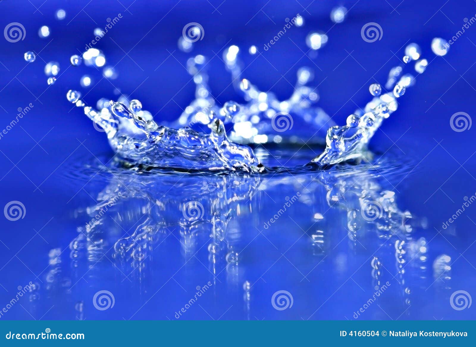 Blue splash stock photo. Image of clean, opportunity, circle - 4160504
