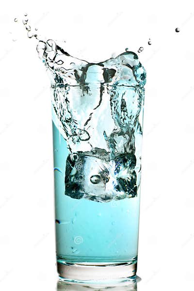 Blue splash stock image. Image of droplet, freshness, drink - 4558523
