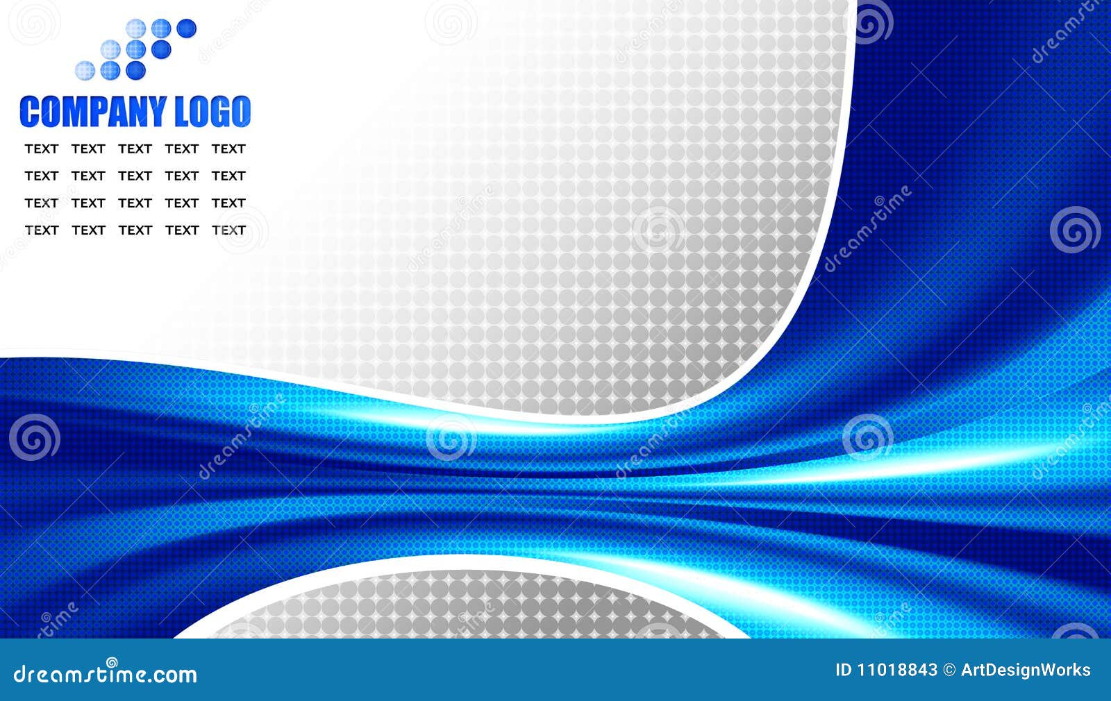 Blue corporate background stock illustration. Illustration of logo ...