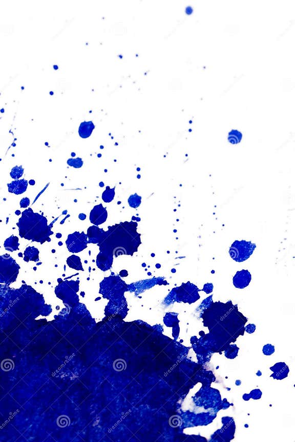 Blue splatter stock image. Image of spot, brush, beautiful - 29070479