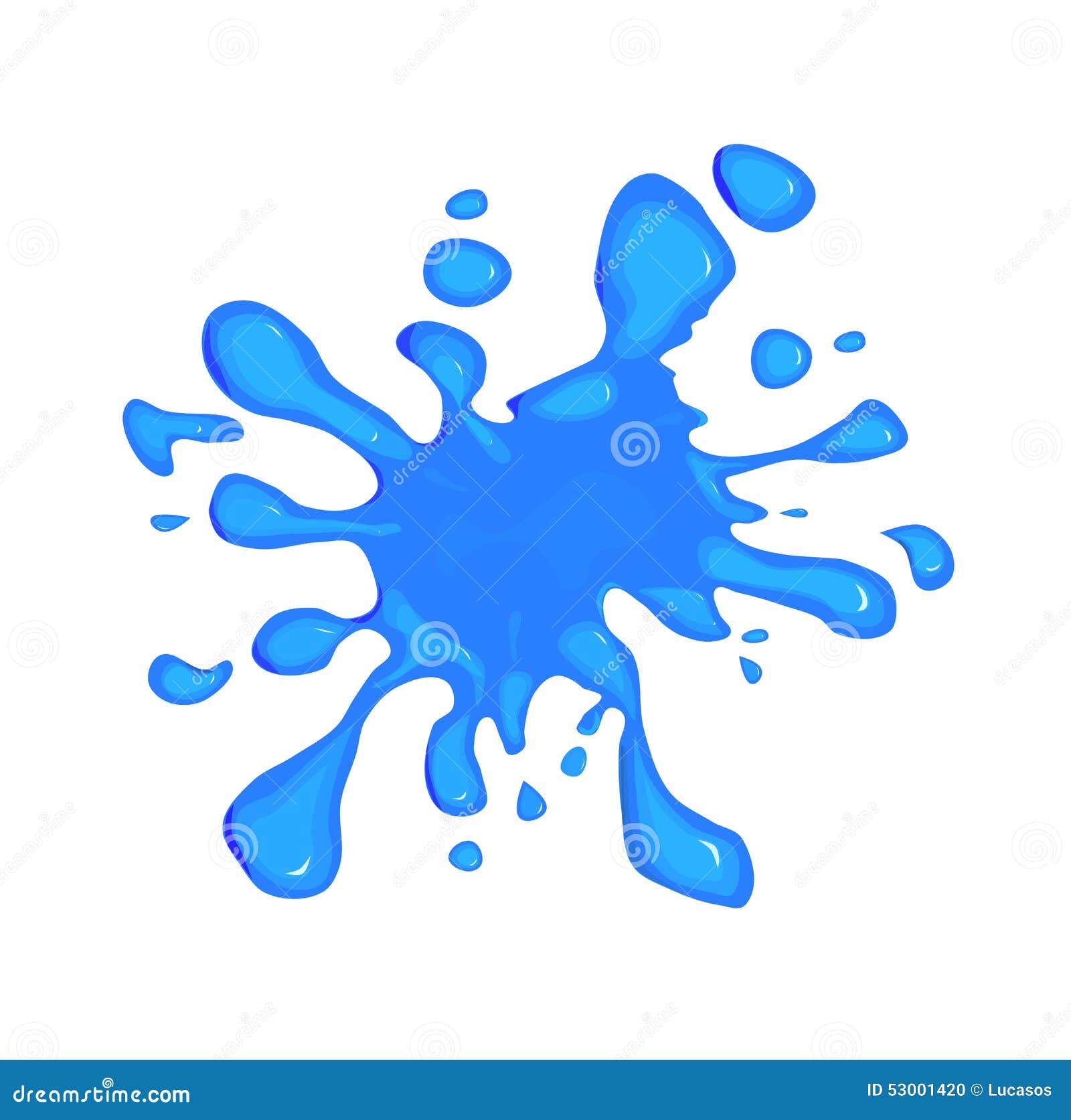 Blue Splodge Background Royalty-Free Stock Image | CartoonDealer.com ...