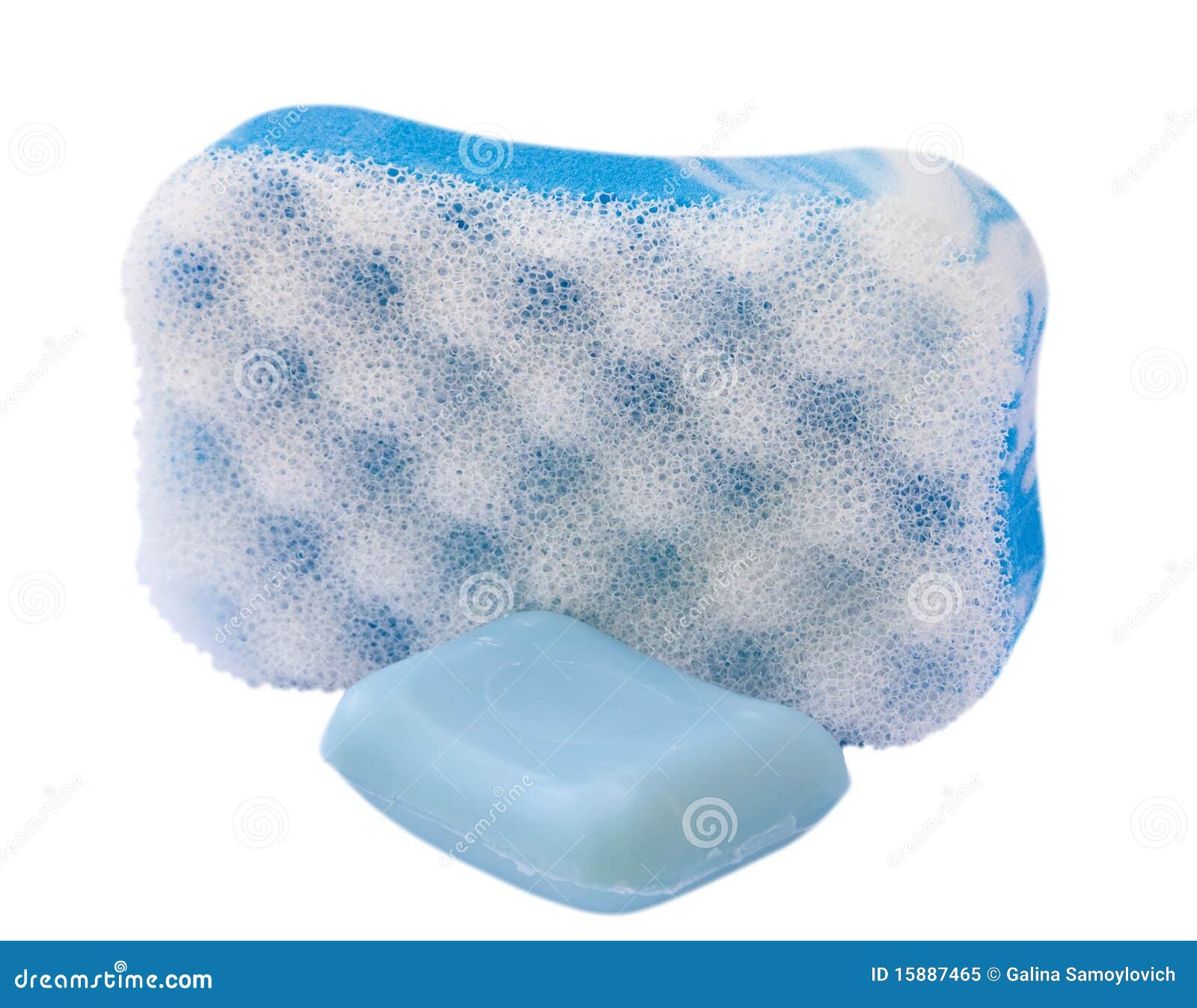 Blue sponge stock image. Image of bathroom, health, cleaner - 15887465