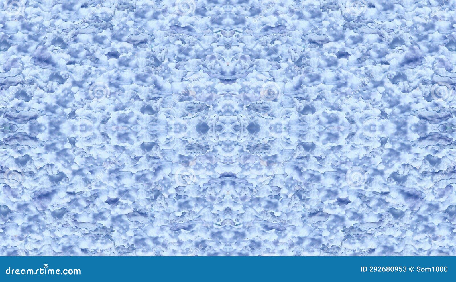 Blue Sponge Background Texture Pattern, Water Color Effect Stock ...