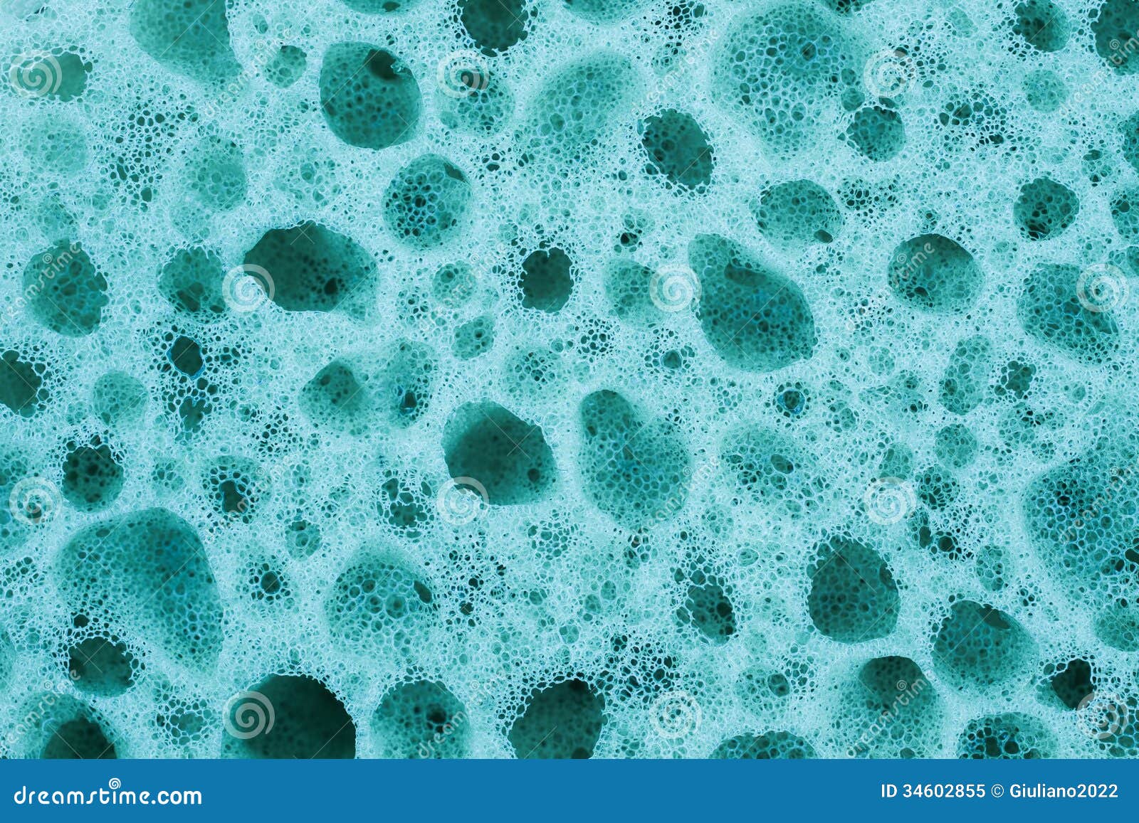 Blue sponge stock image. Image of wash, fluffy, background - 34602855