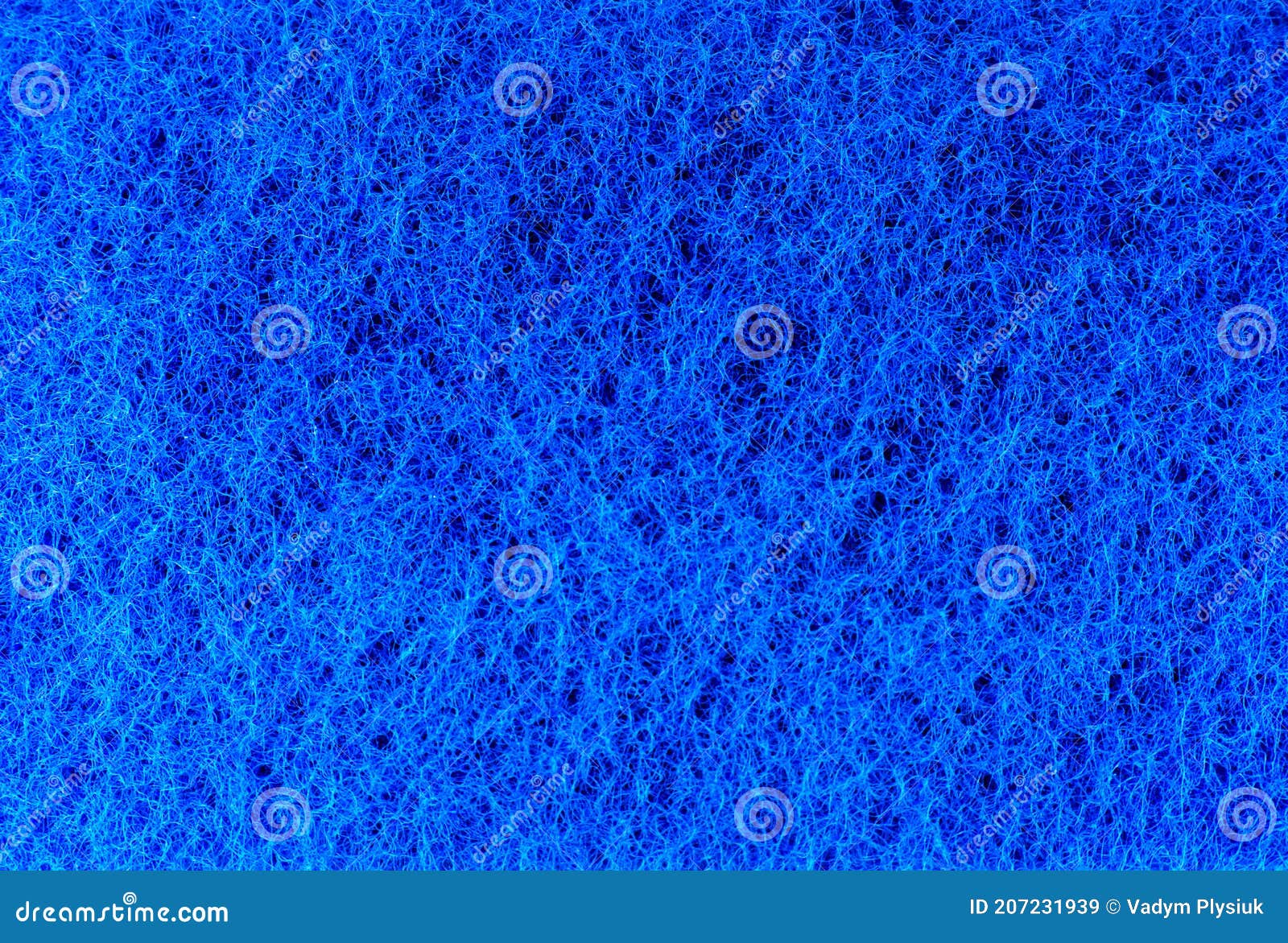 Blue Sponge Texture Background. Close Up, Macro Photo Stock Image ...