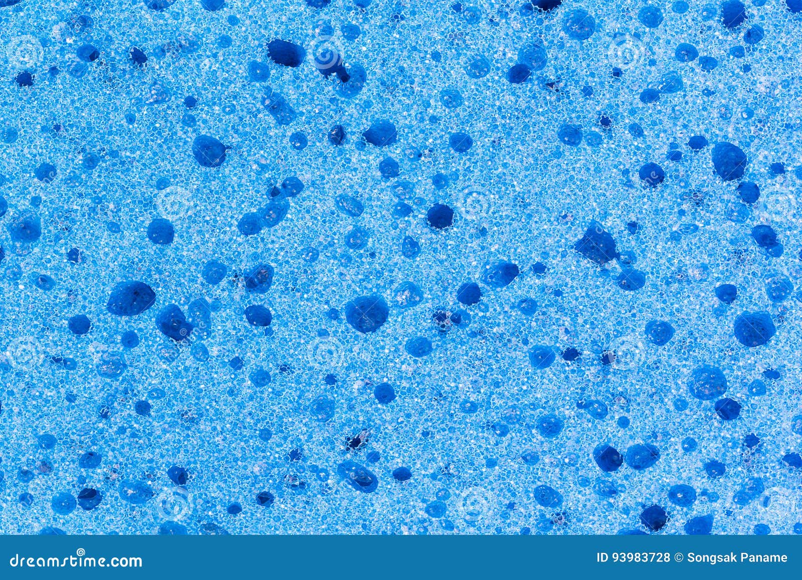 Blue sponge texture stock photo. Image of macro, texture - 93983728
