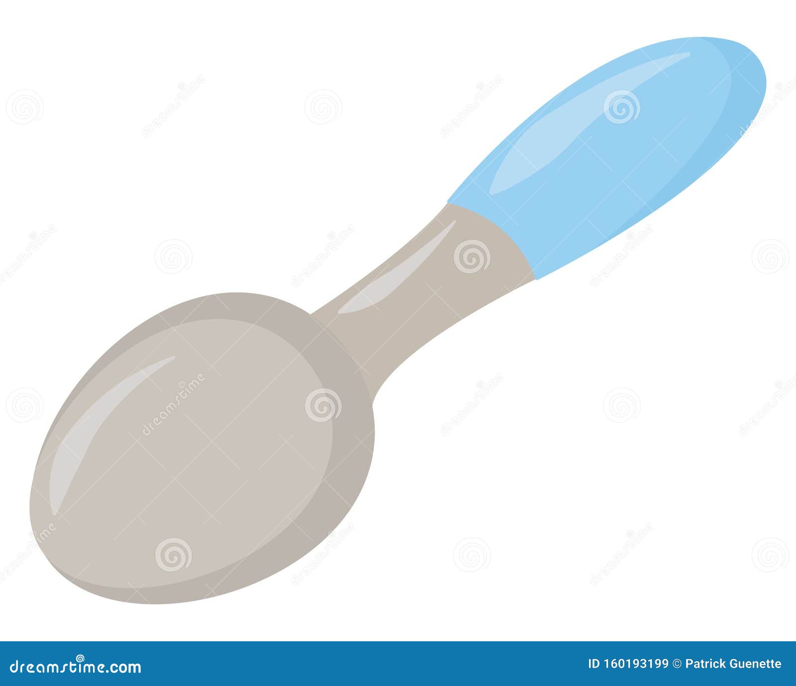 Blue Spoon, Illustration, Vector Stock Vector - Illustration of element ...
