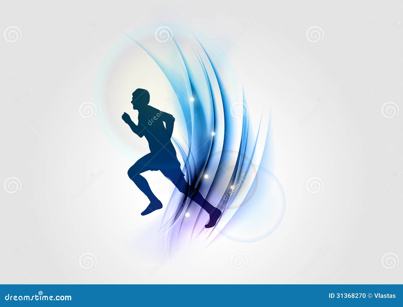 Blue sport stock vector. Illustration of male, power - 31368270