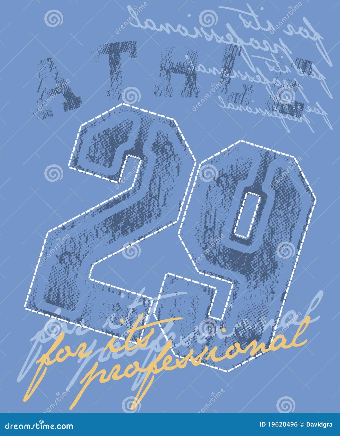 Blue sports poster stock vector. Illustration of artwork - 19620496