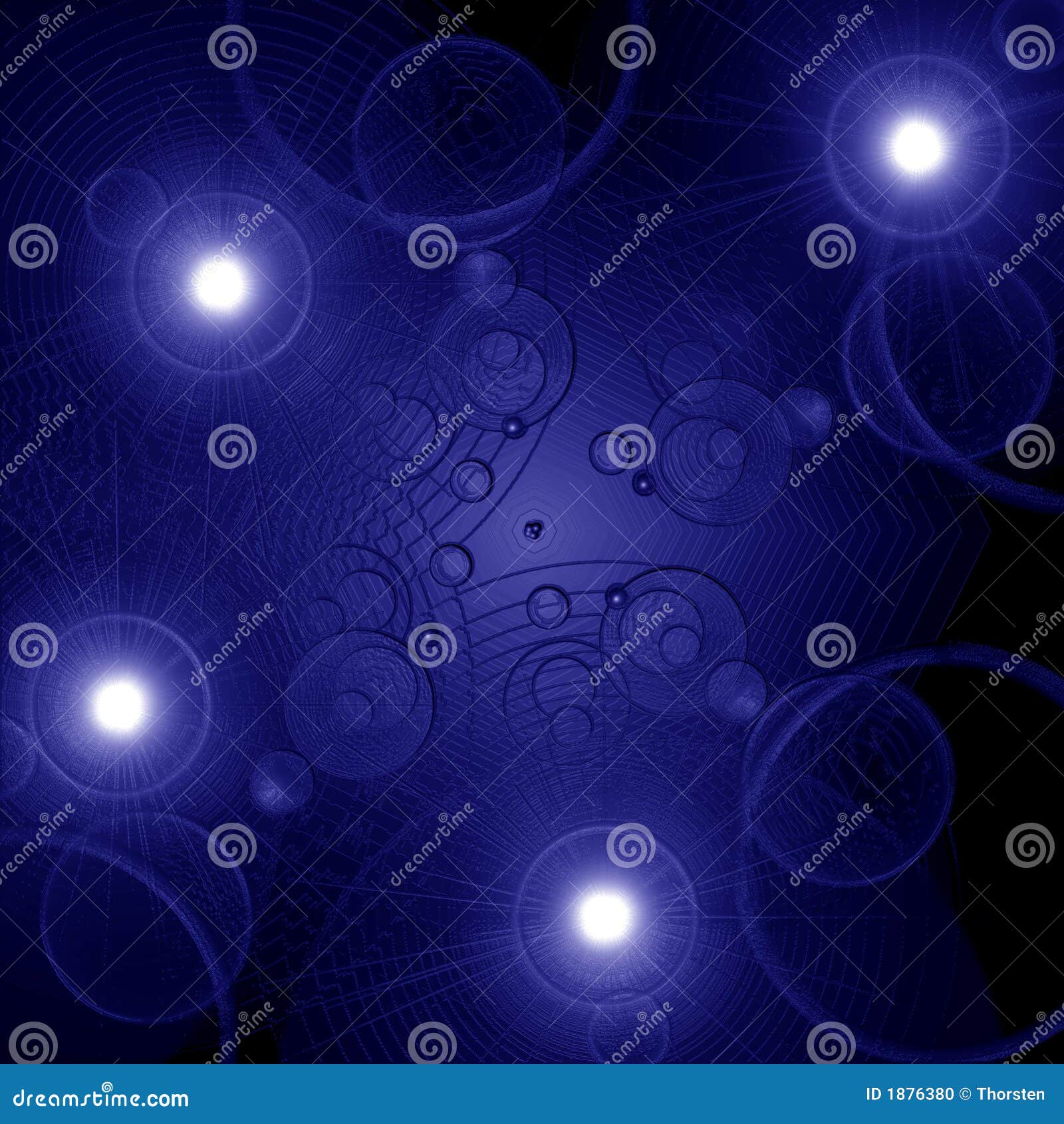 Blue Spot Light Abstract stock illustration. Illustration of spot - 1876380