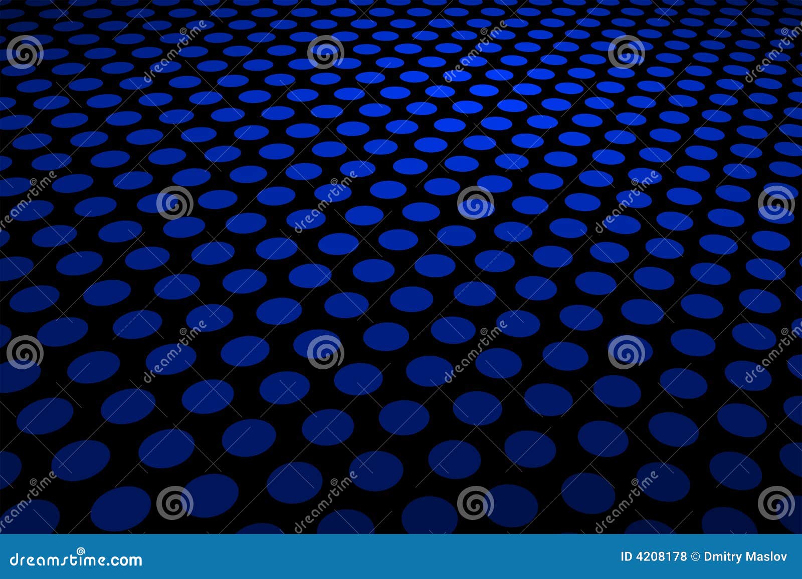 Blue Spot Pattern stock vector. Illustration of blue, fade - 4208178