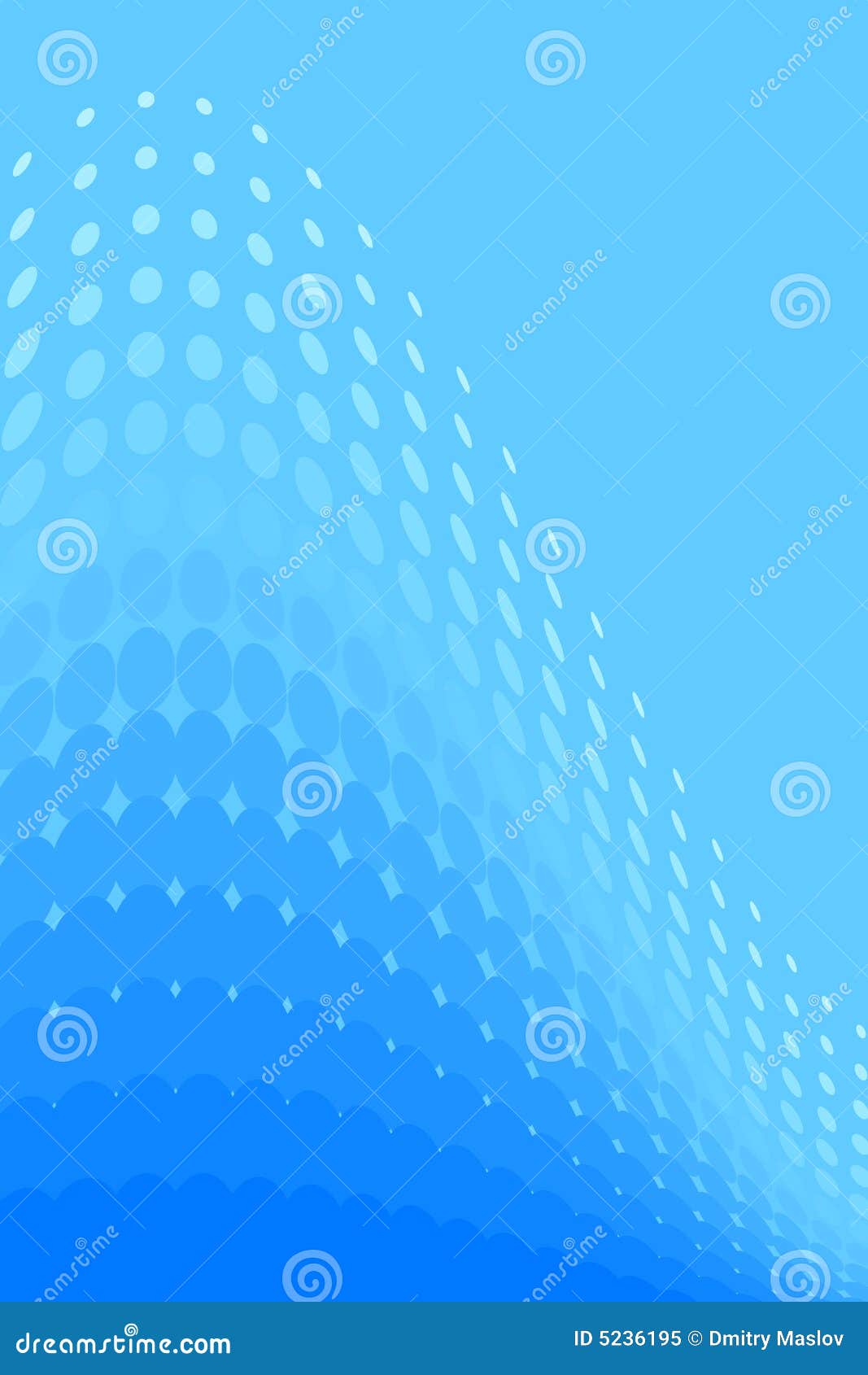 Blue Spot Pattern stock vector. Illustration of gradient - 5236195