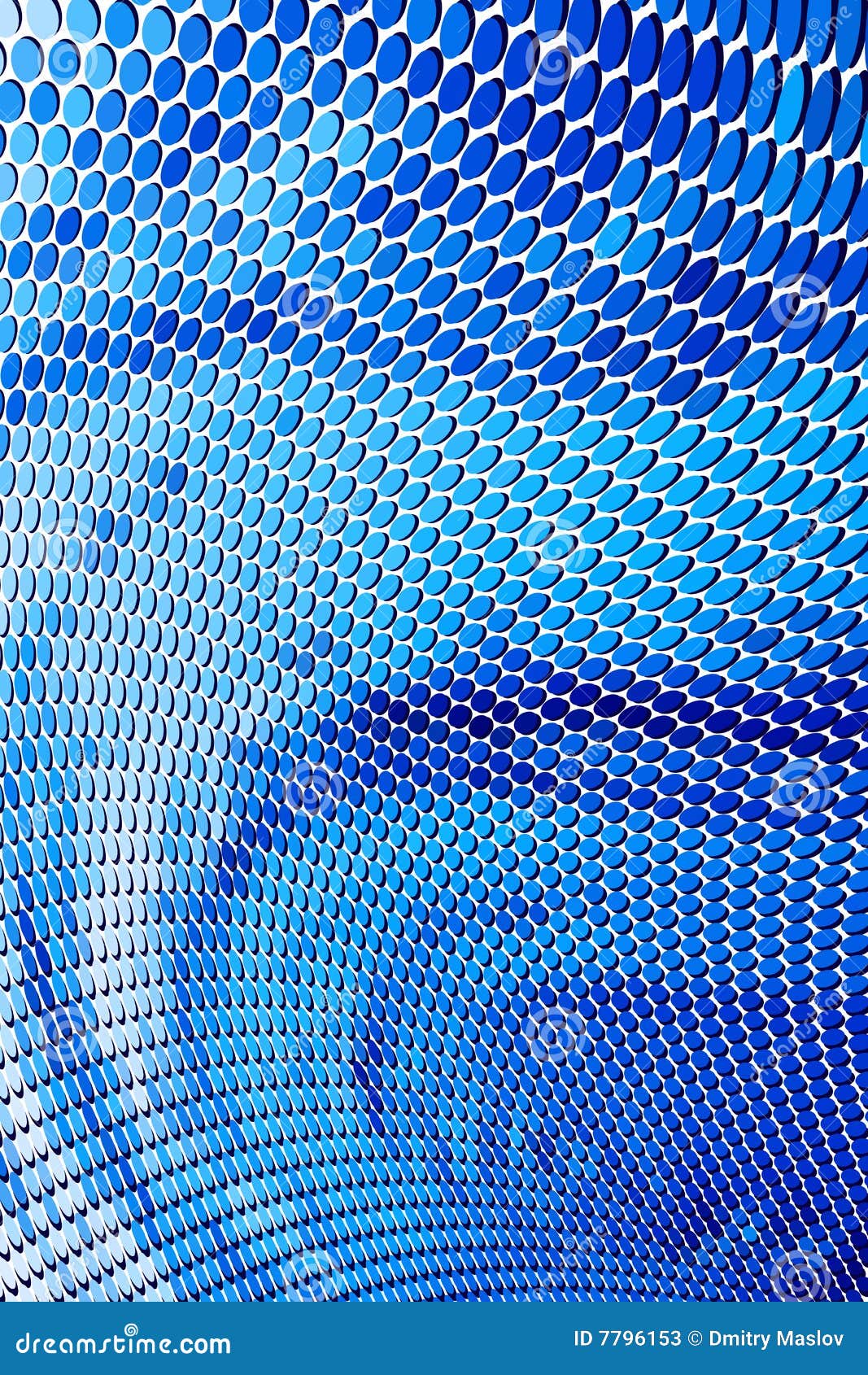 Blue Spot Pattern stock vector. Illustration of rotation - 7796153