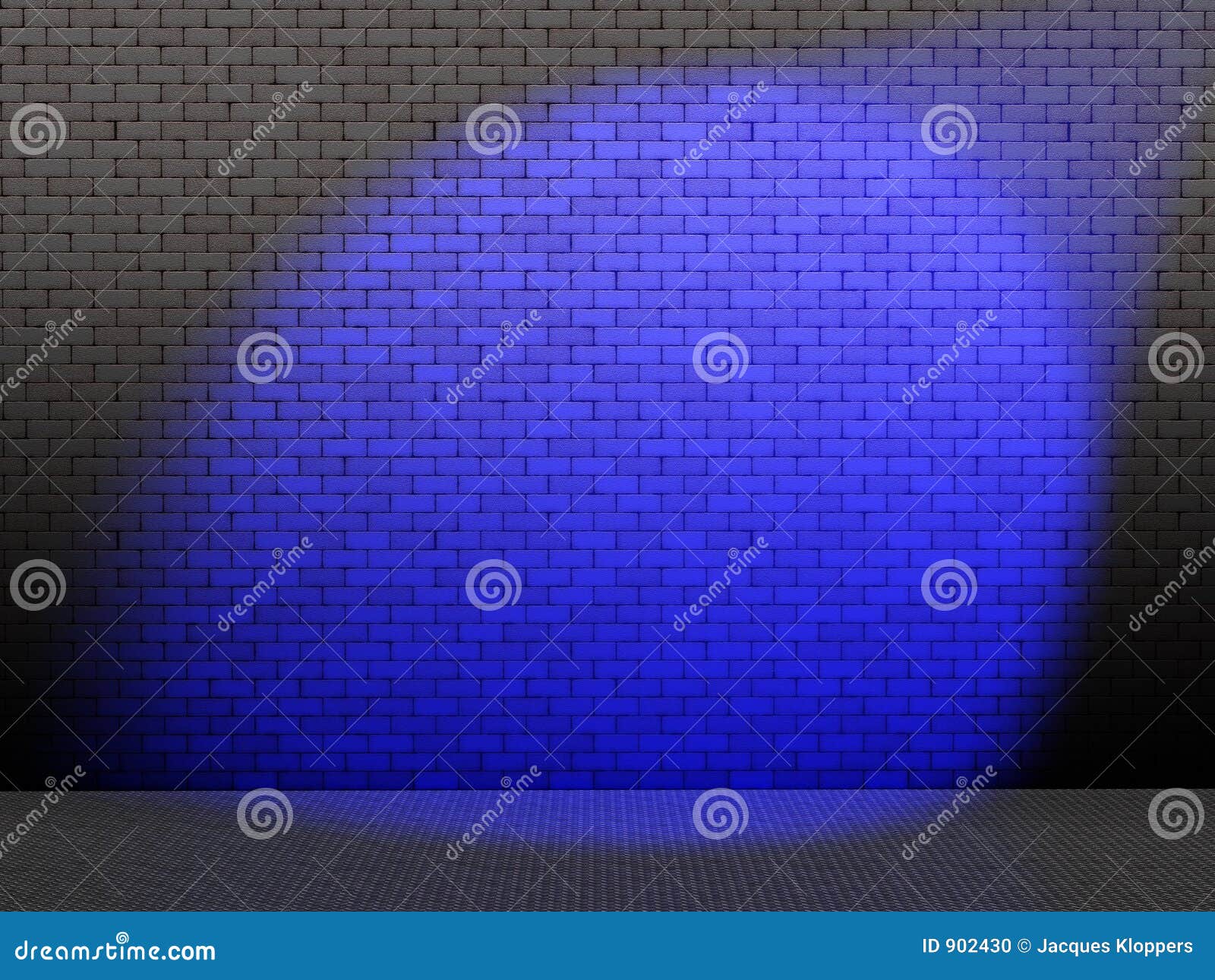 Blue spot on wall stock illustration. Illustration of backdrop - 902430