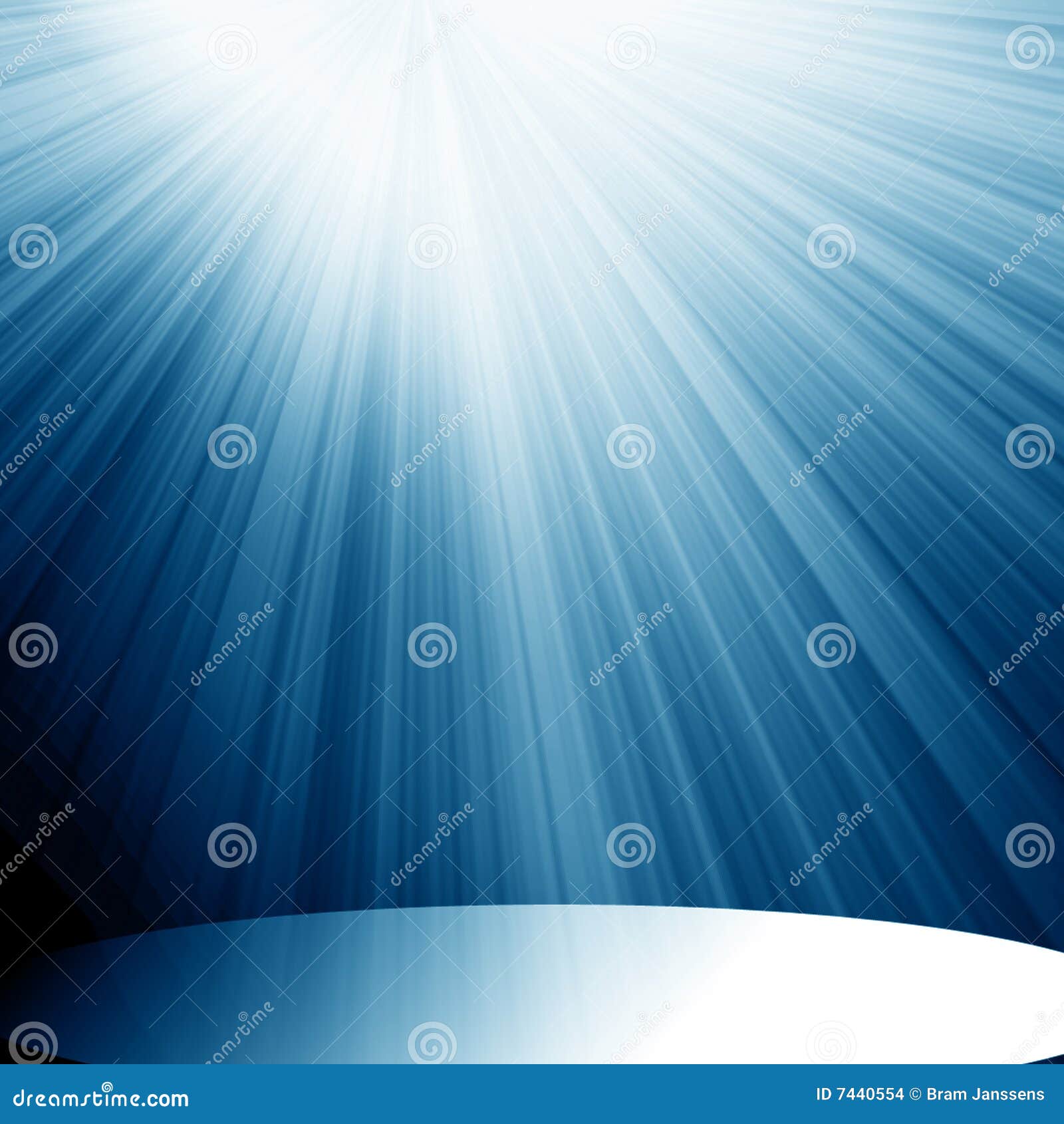 Blue spotlight stock illustration. Illustration of light - 7440554