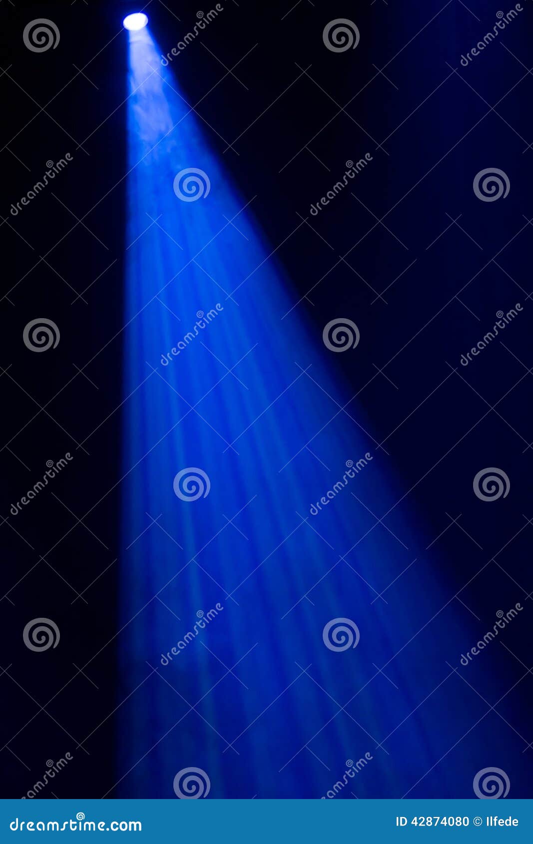 Blue spotlight stock photo. Image of dark, effects, illumination - 42874080