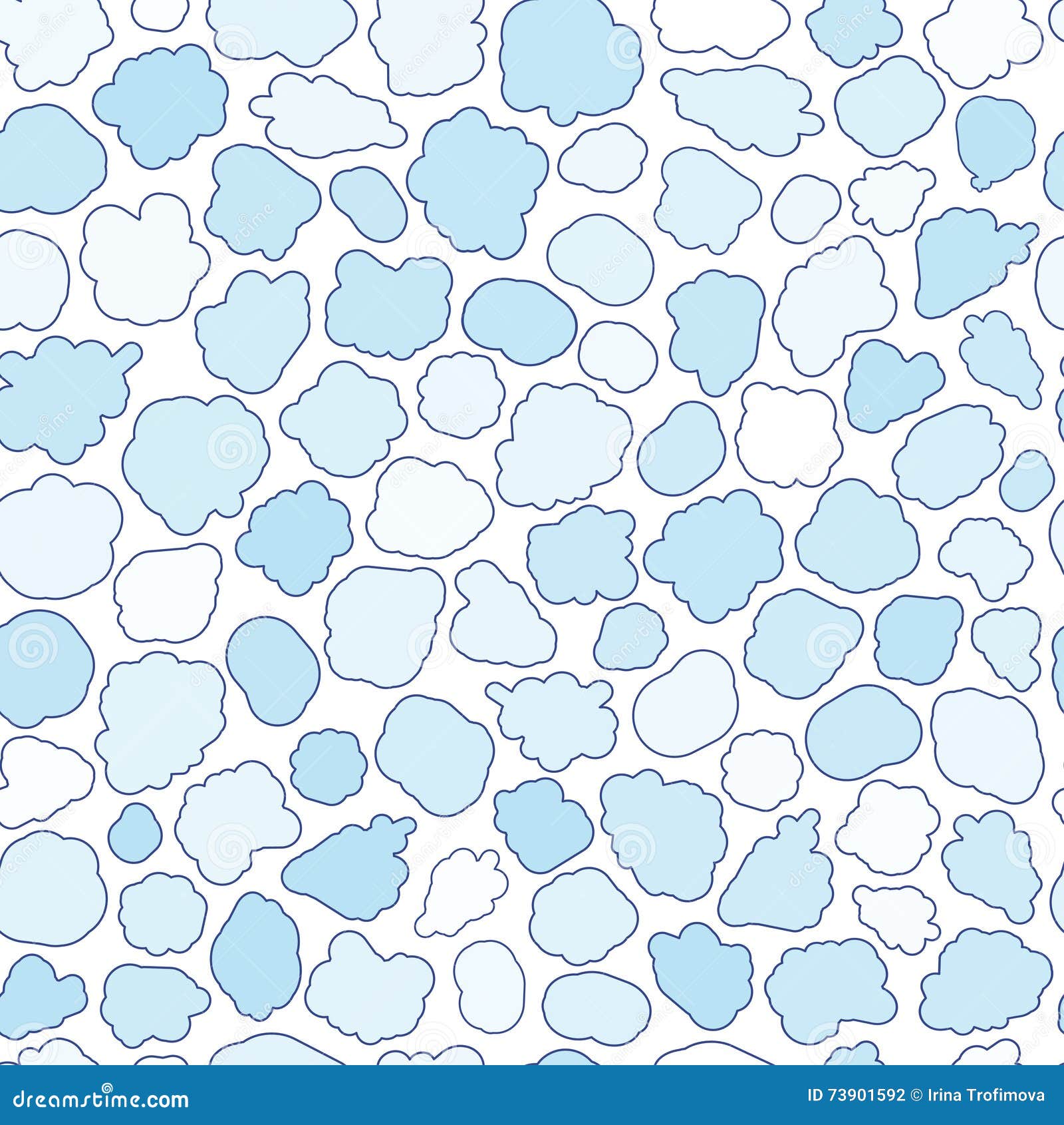 Blue Spots and Blots Background Stock Vector - Illustration of textile ...