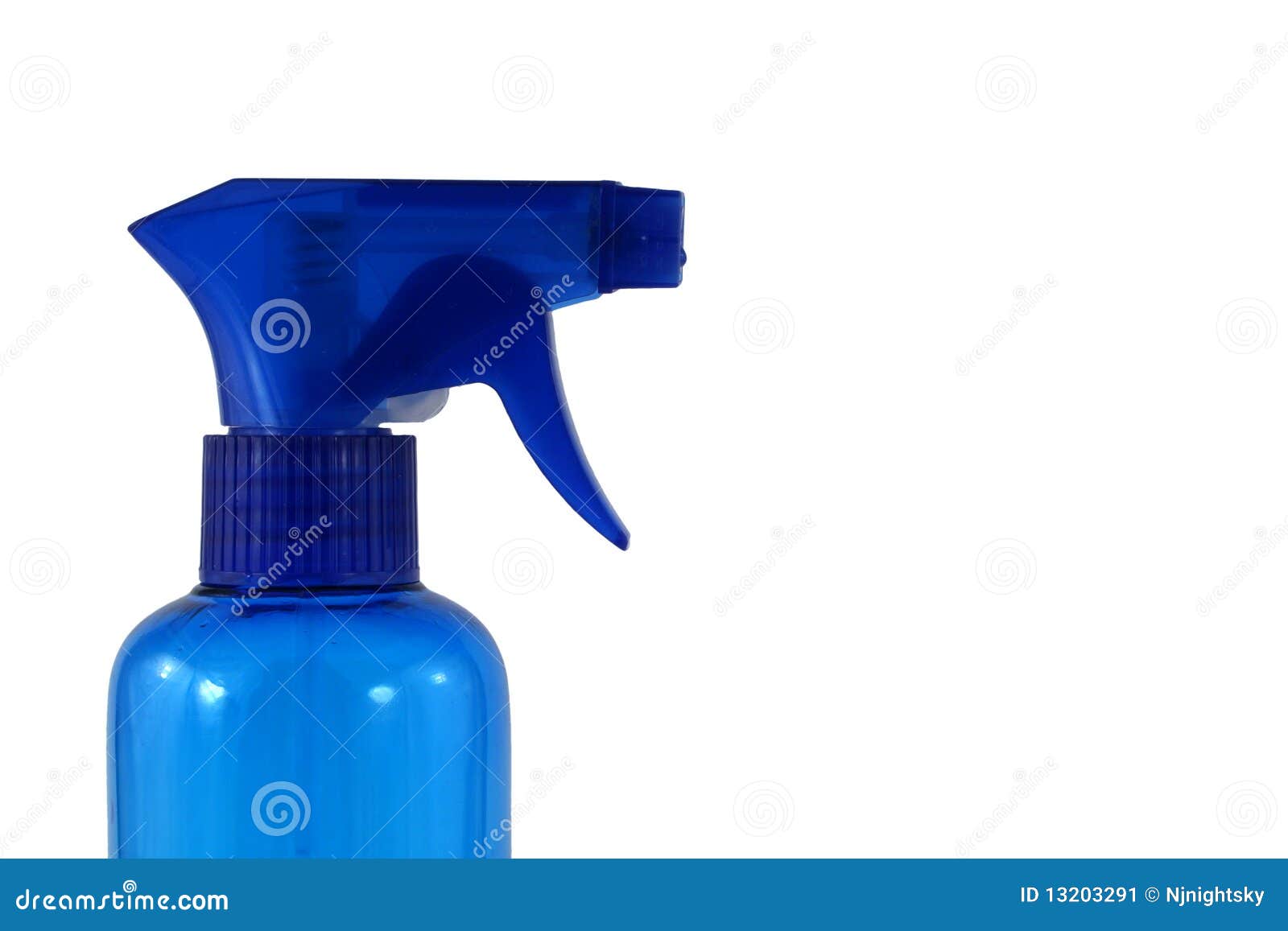 Blue spray bottle stock image. Image of plastic, liquid - 13203291