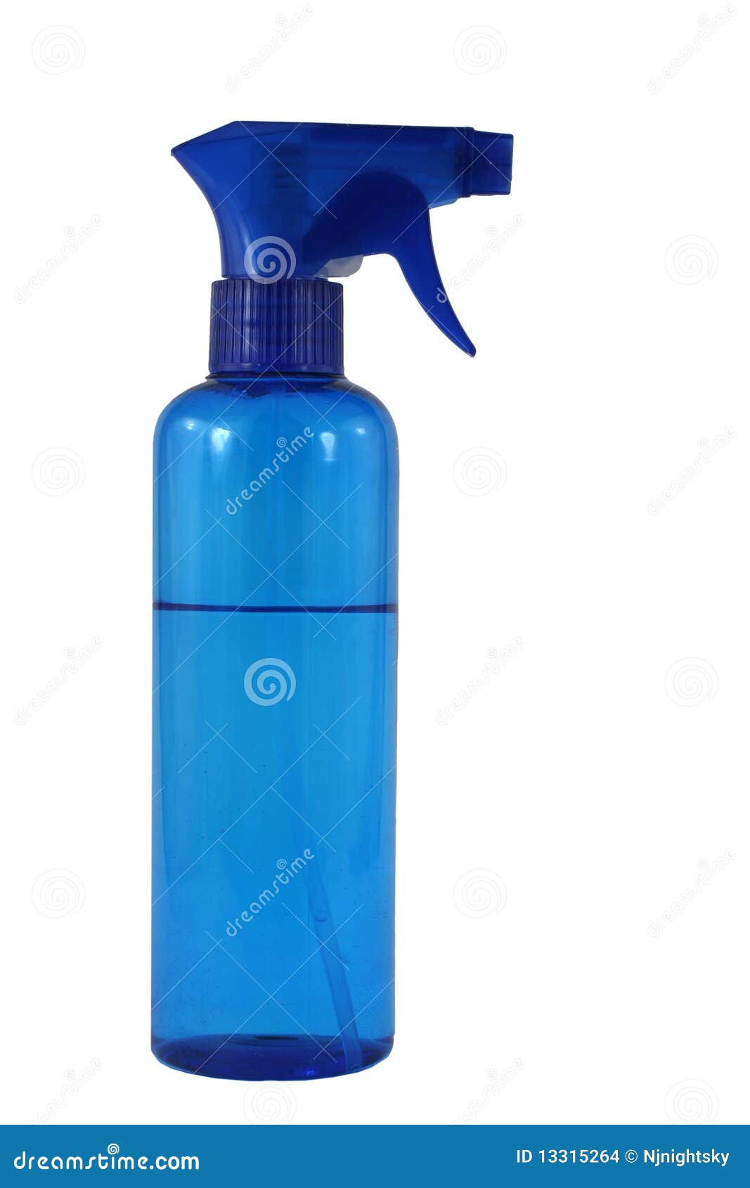Blue spray bottle stock photo. Image of sprayer, cleaner - 13315264