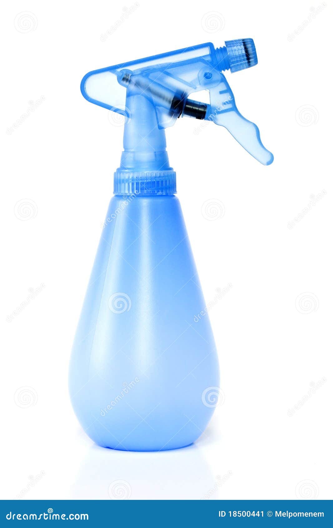 Blue Spray Bottle Stock Image - Image: 18500441