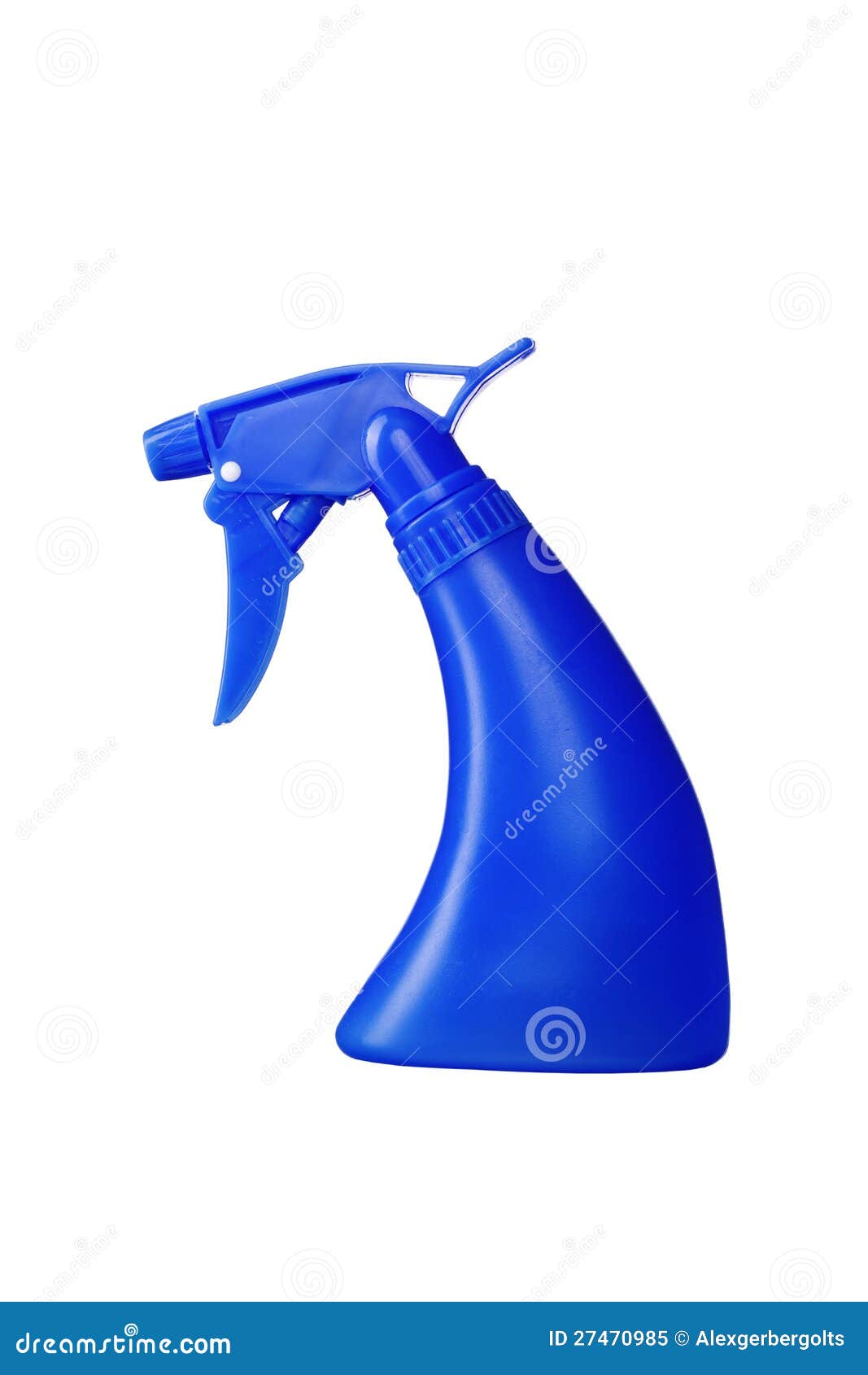 Blue Spray Bottle Isolated on White Stock Image - Image of bottle ...