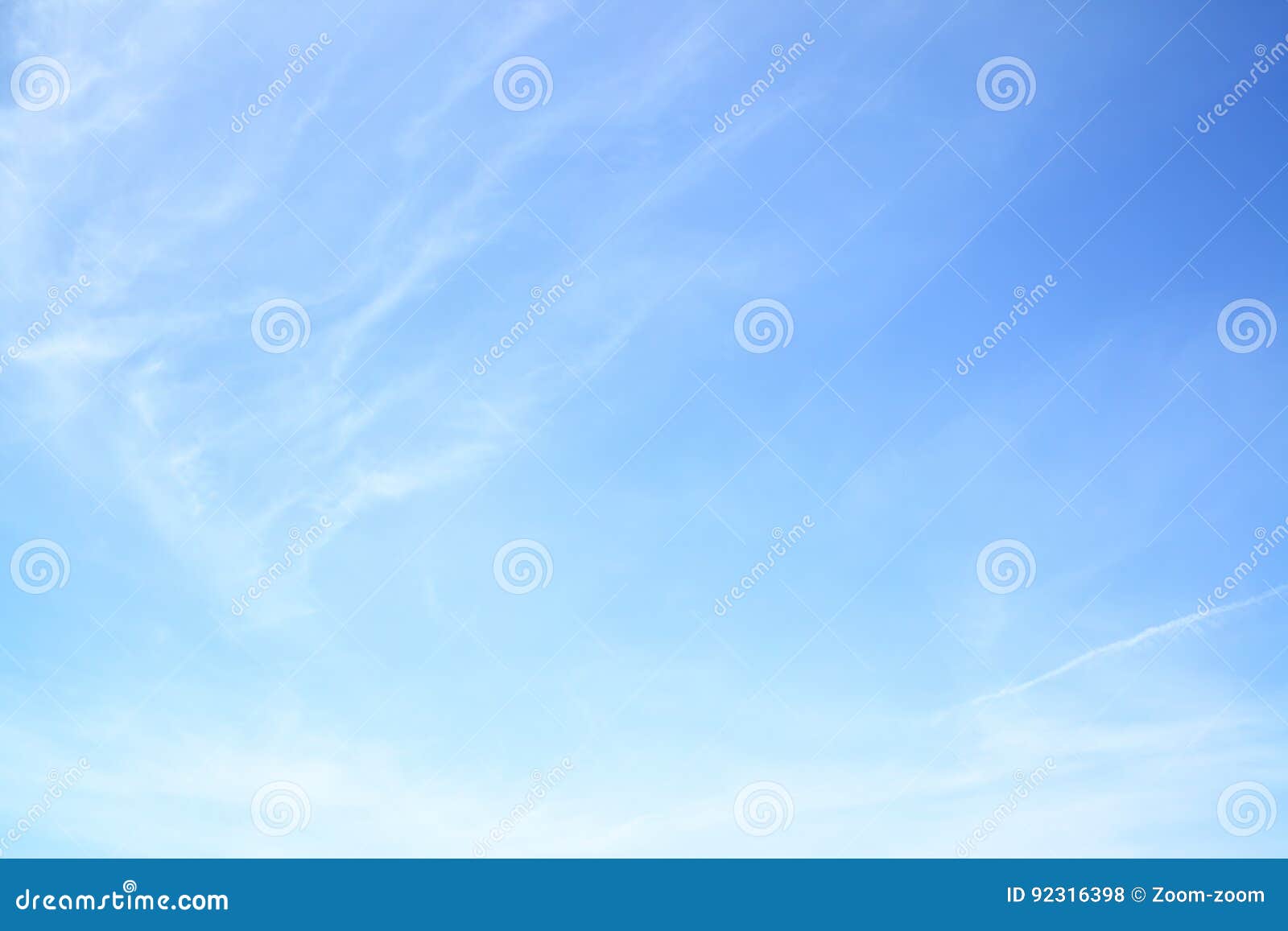 Blue Spring Sky with Light Clouds Stock Photo - Image of angle, clouds ...