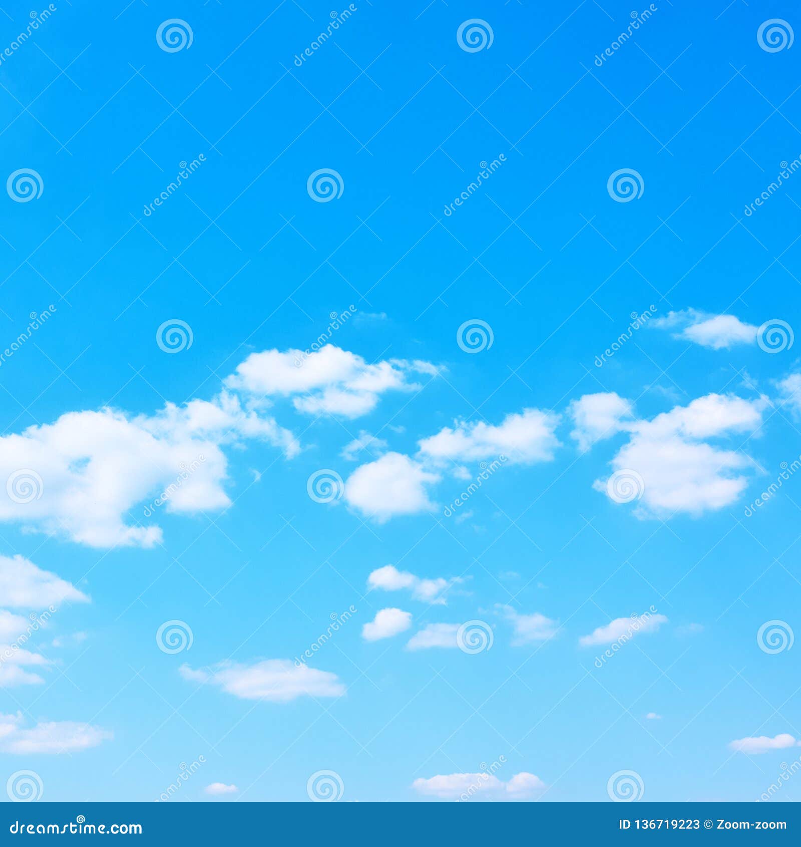 Blue spring sky stock image. Image of nature, cloudscape - 136719223