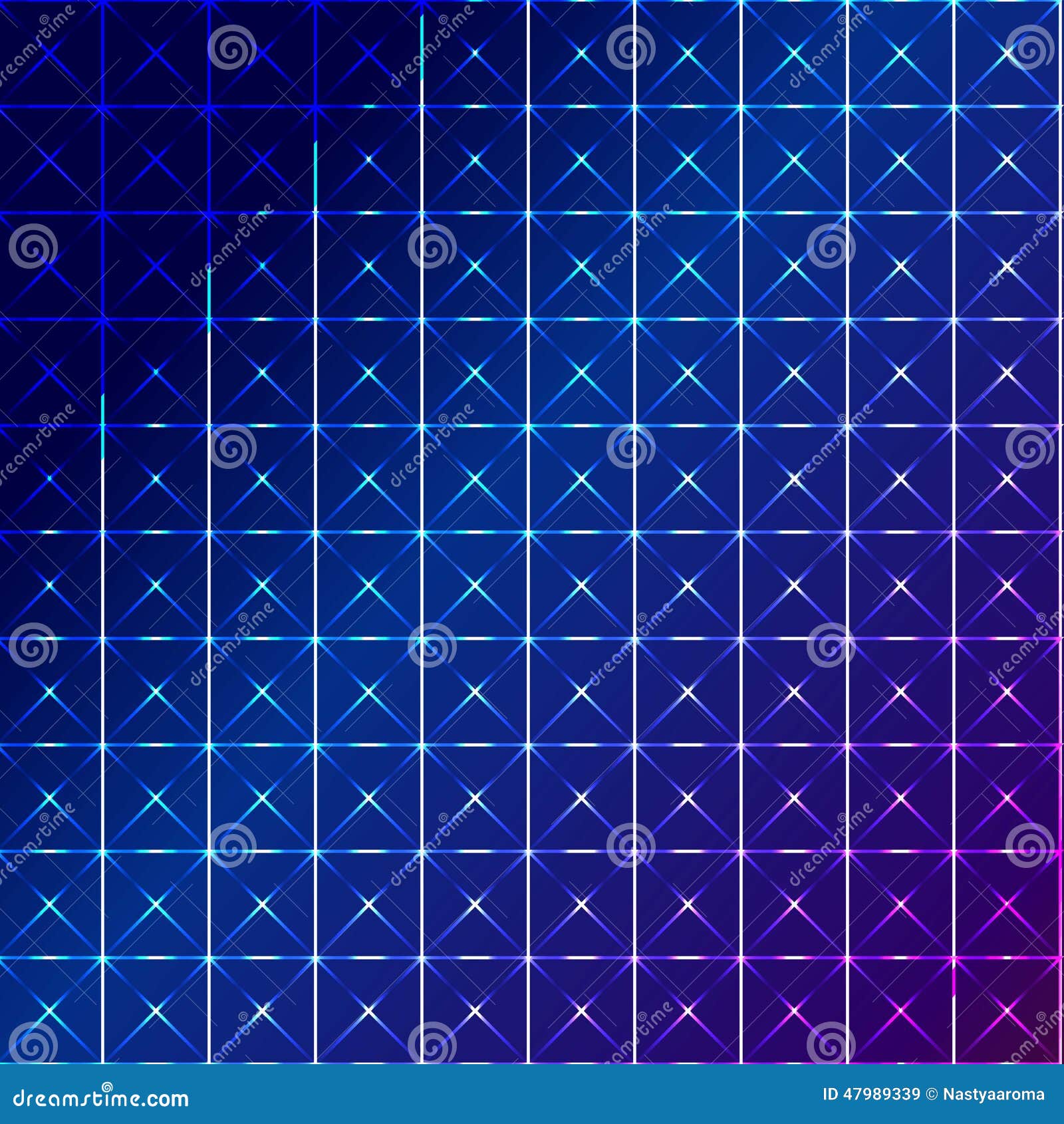 Blue Square Abstract Background. Stock Vector - Illustration of glow ...