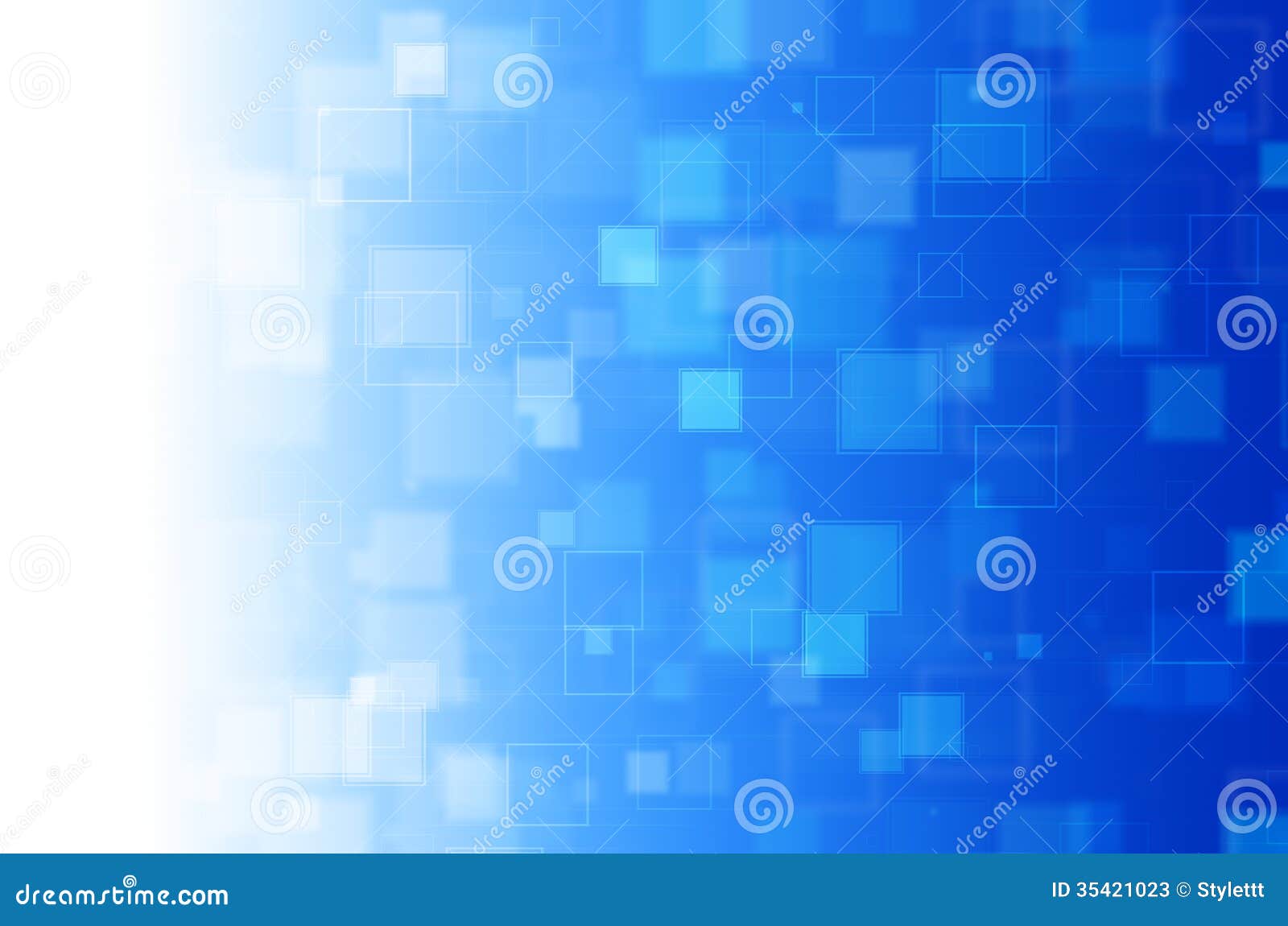 Blue Square Abstract Background Stock Illustration - Illustration of ...
