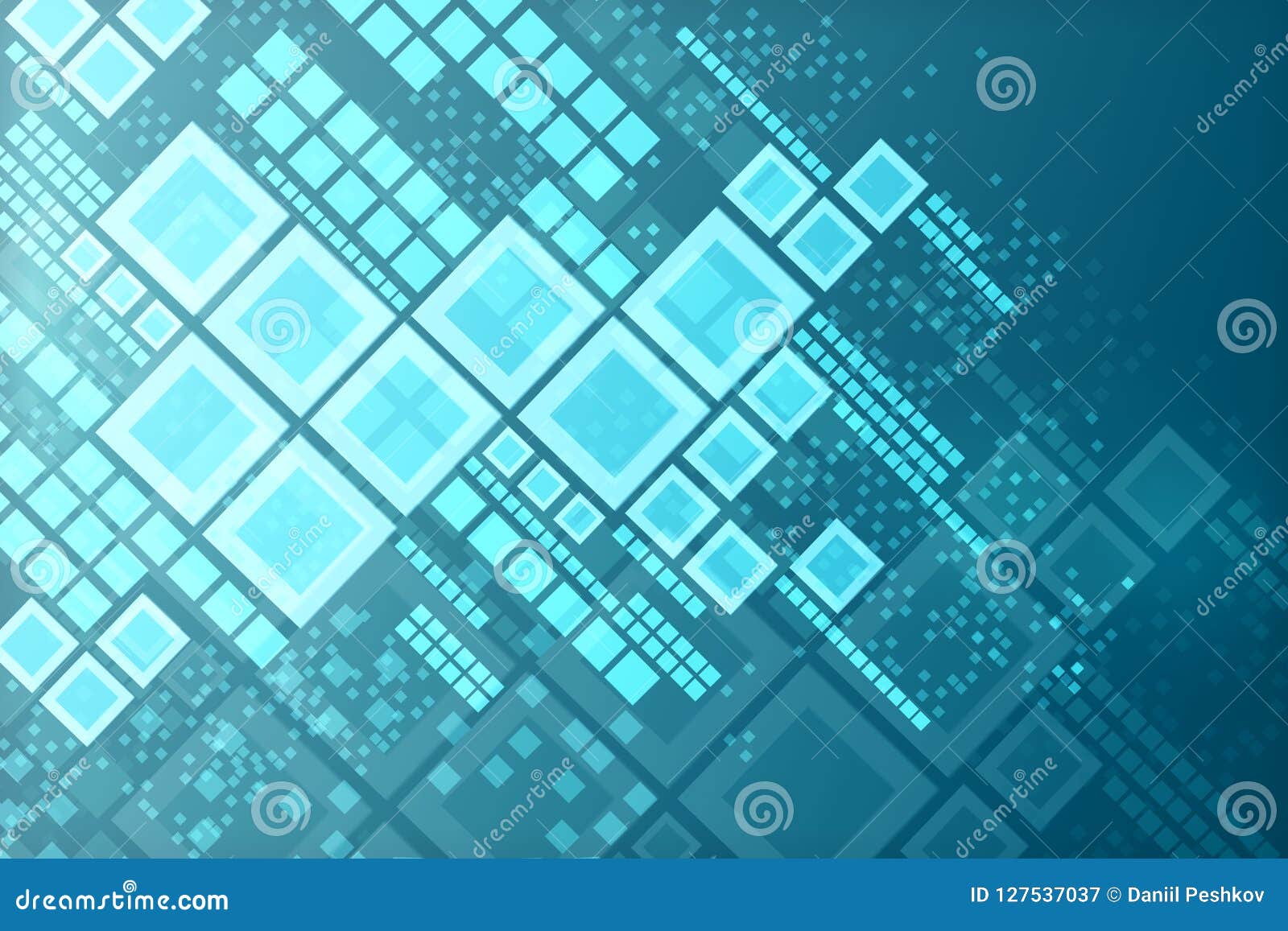 Blue square backdrop stock illustration. Illustration of concept ...