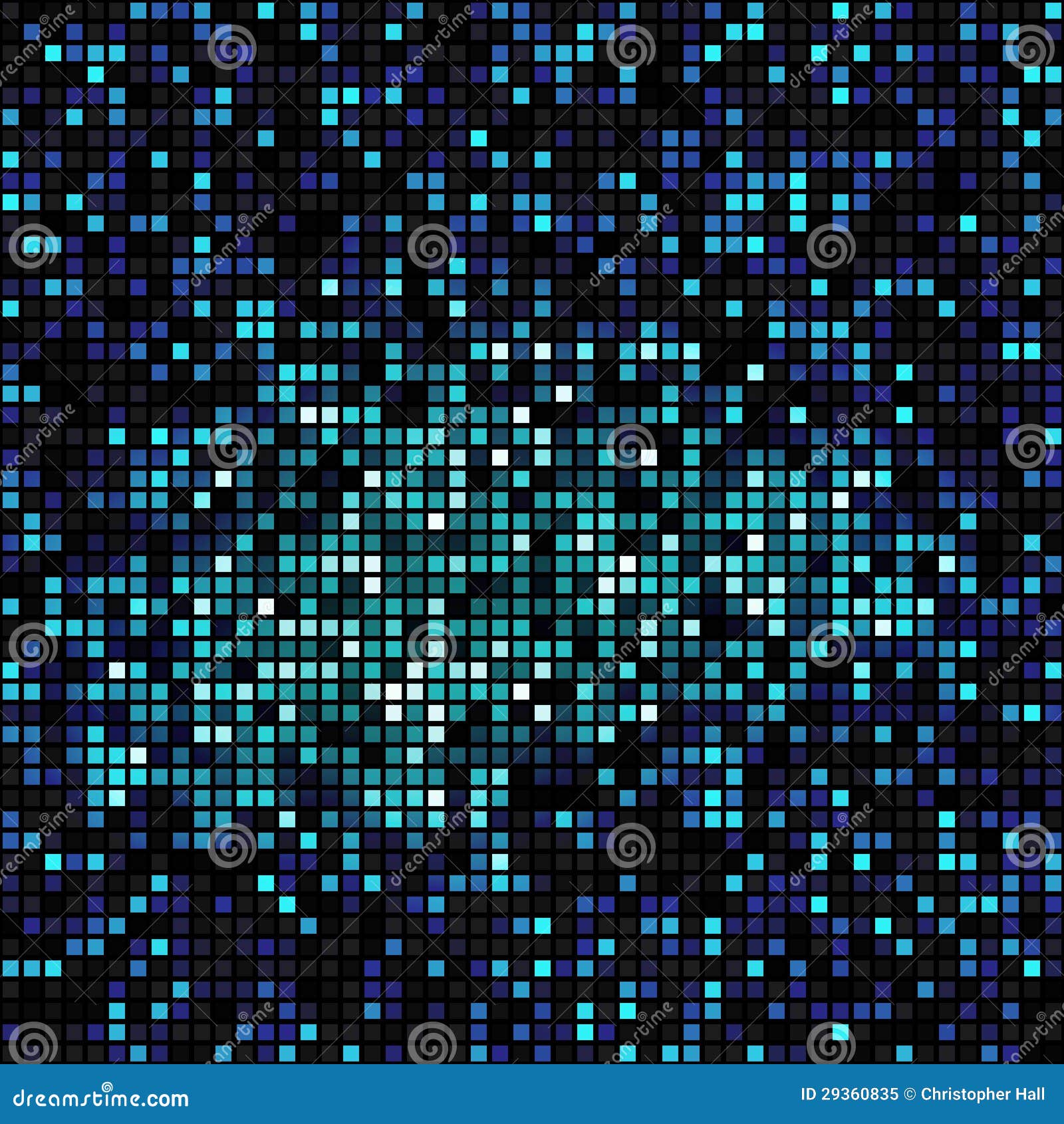 Blue Square Background stock vector. Illustration of decorative - 29360835