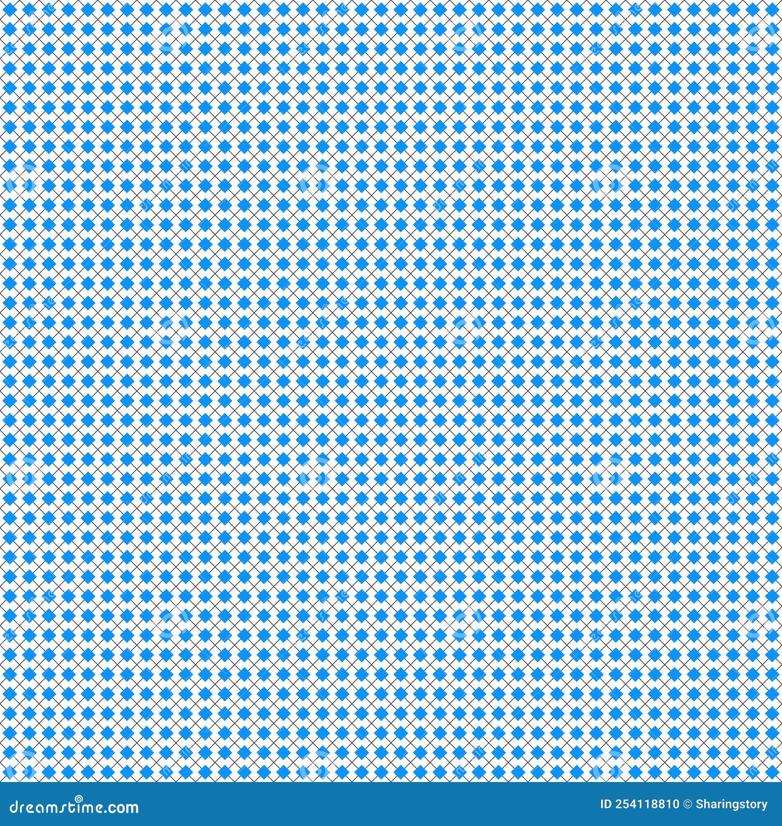 Blue Square Background Pattern Stock Illustration - Illustration of ...