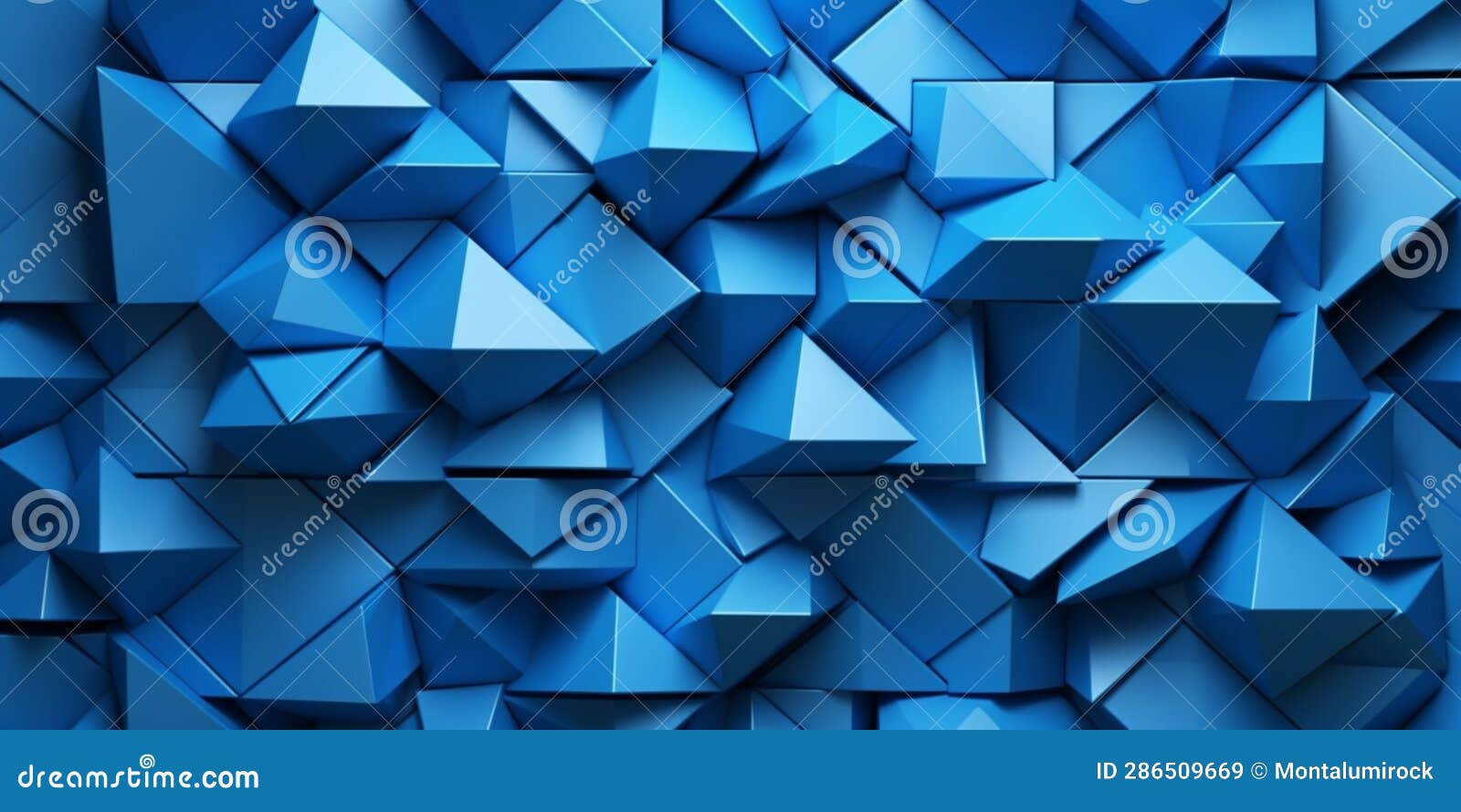 Blue Square Geometric Shape Abstract Background Stock Illustration ...