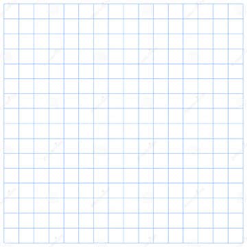 Straight Square Grid Paper Background Closeup Vector. Blue Lined Memo ...