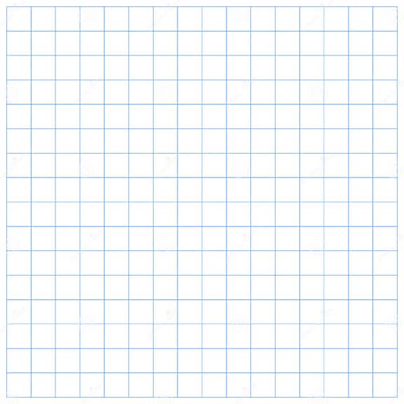 Straight Square Grid Paper Background Closeup Vector. Blue Lined Memo ...