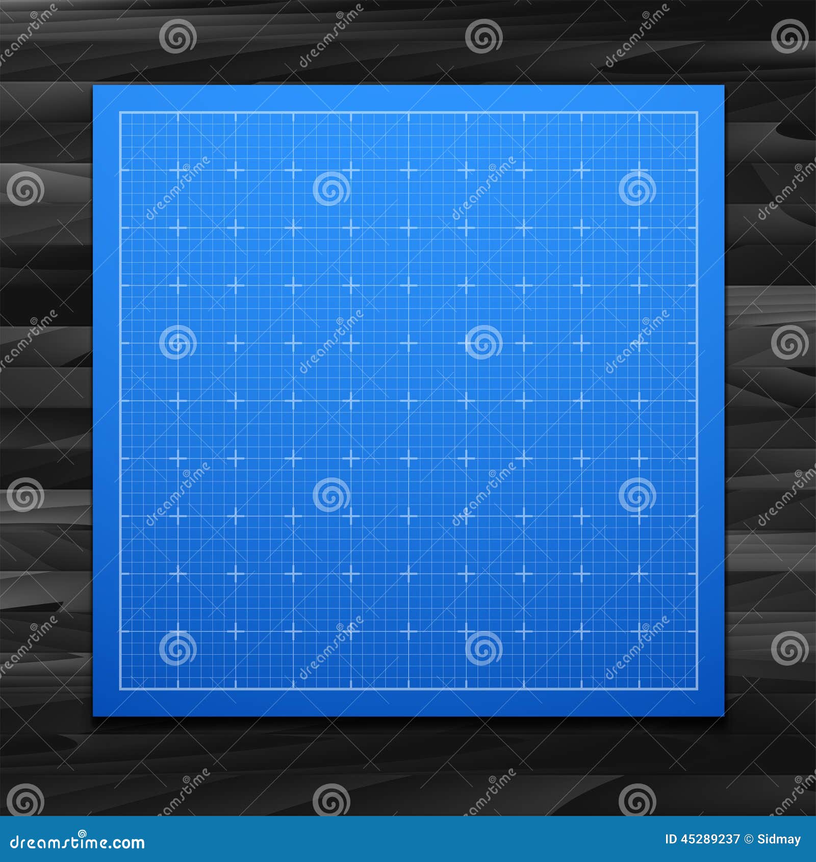 Blue Square Grid with Shadow Isolated on Stock Vector - Illustration of ...
