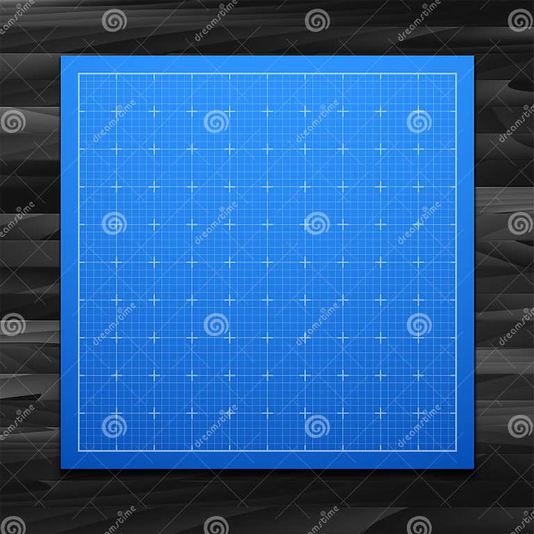 Blue Square Grid with Shadow Isolated on Stock Vector - Illustration of ...