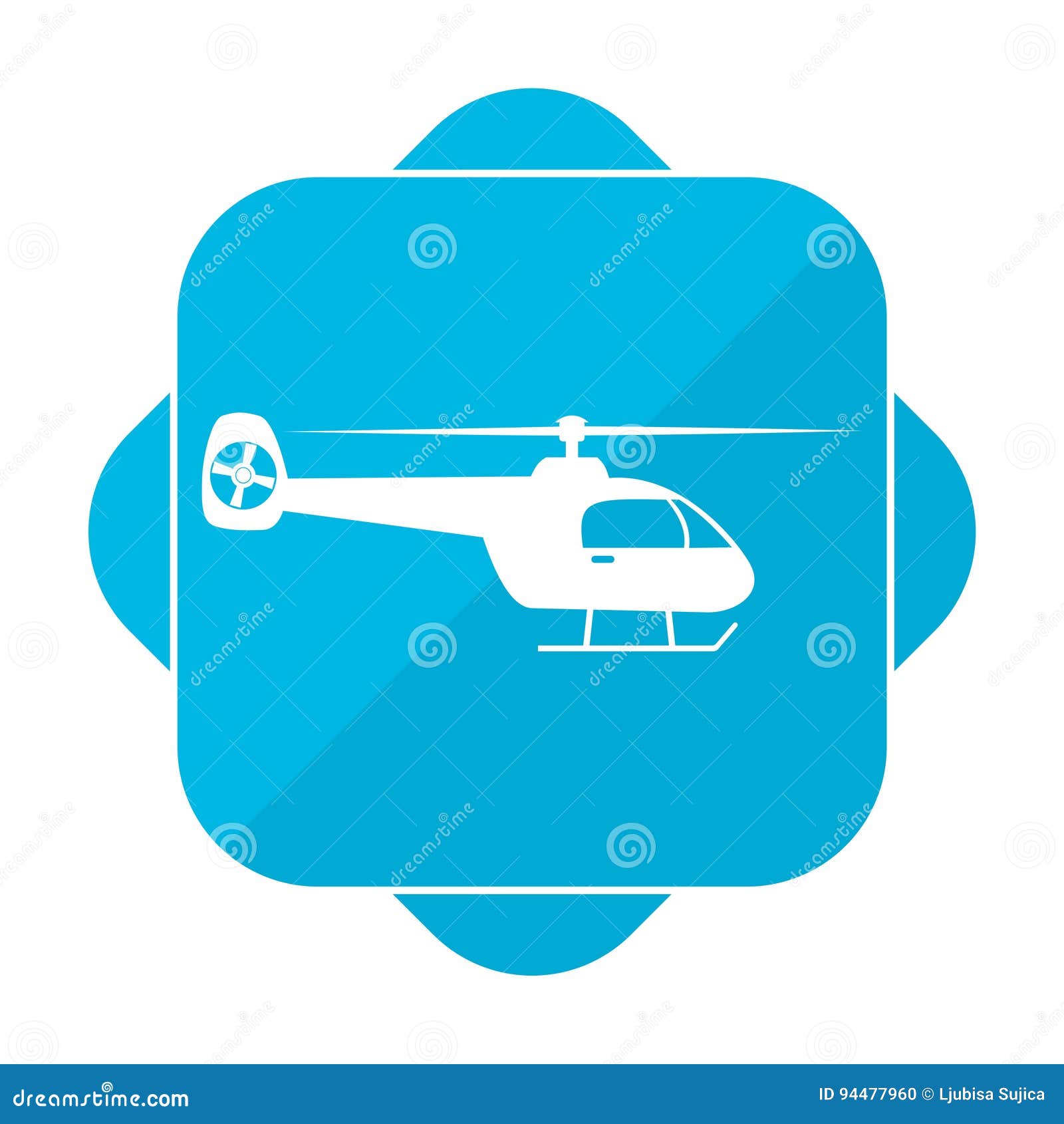 Icon. Helicopter Ambulance Symbol Sign Stock Photo | CartoonDealer.com ...