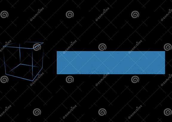 Blue Square with Blue Line for Your Sign Stock Photo - Image of ...