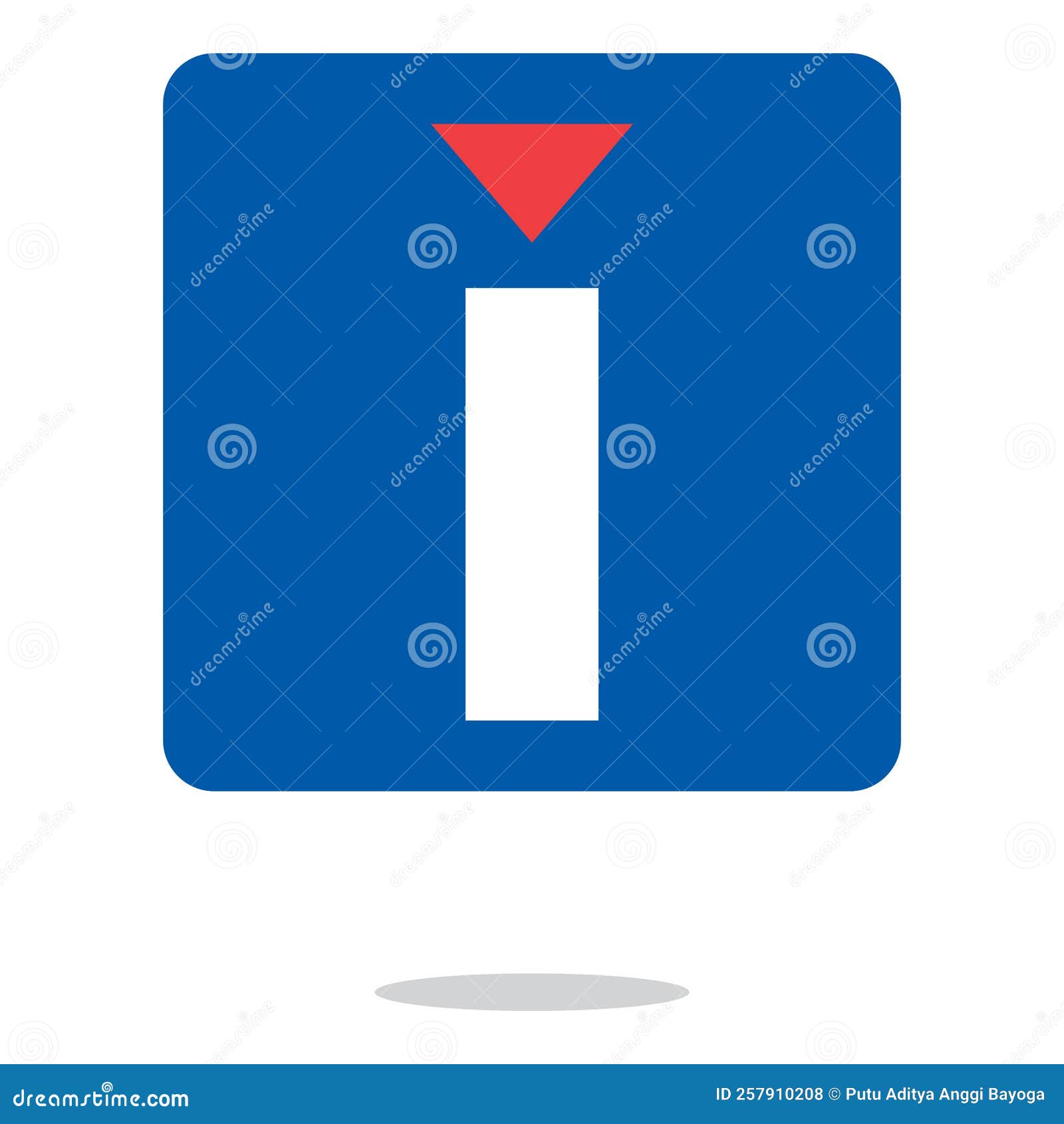 Blue square logo stock vector. Illustration of design - 257910208