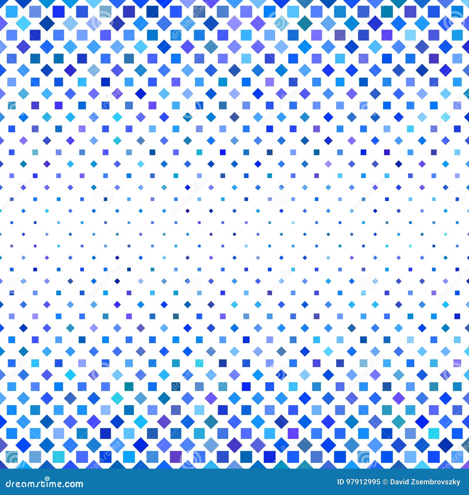 Blue Square Pattern Background Design Stock Vector - Illustration of ...