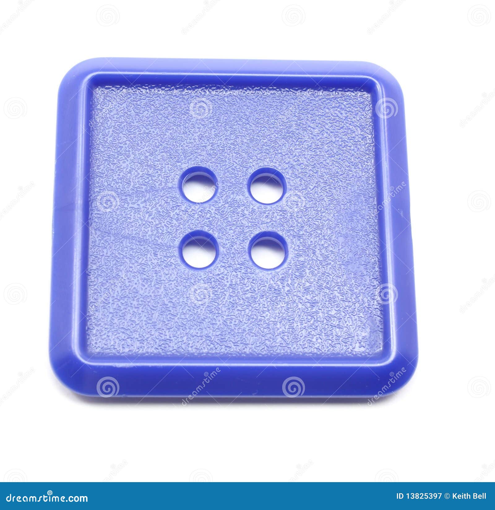 Blue Square plastic button stock image. Image of plastic - 13825397