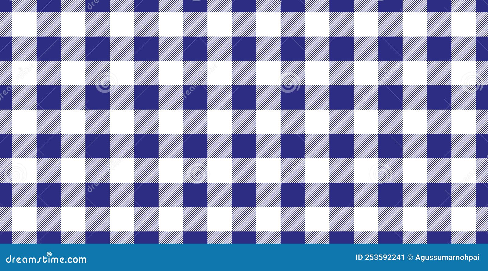 Blue Square Seamless Pattern for Background Stock Vector - Illustration ...