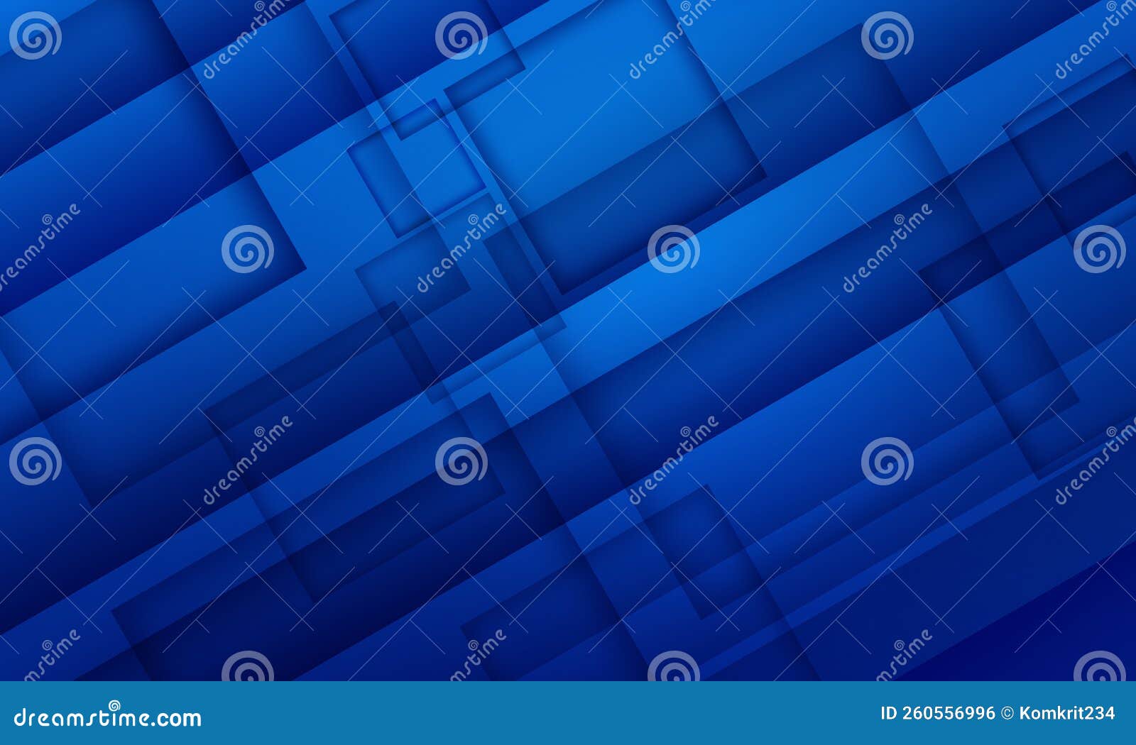 Blue Square Tiles Abstract Background Stock Illustration - Illustration ...