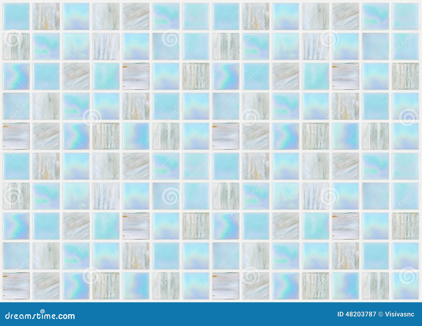 Blue Square Tiles with Various Effects Marble Stock Image - Image of ...