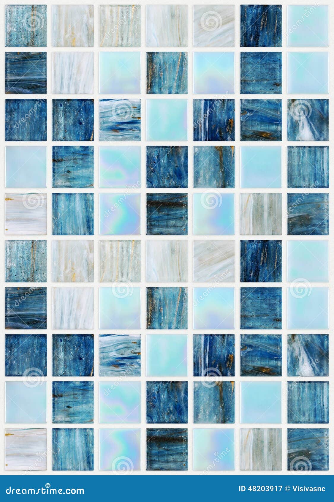 Blue Square Tiles with Various Effects Marble Stock Image - Image of ...